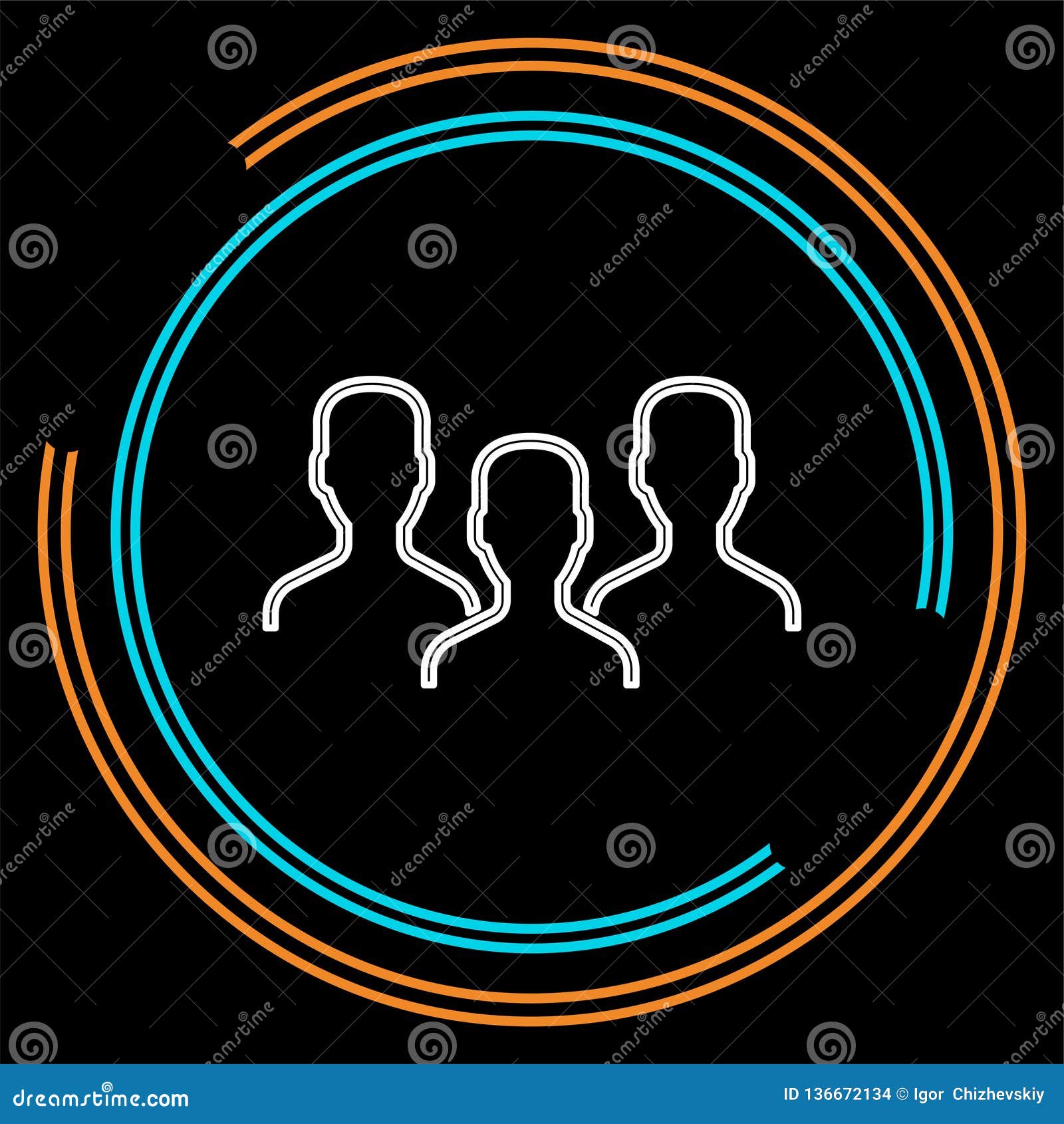 Group of People Icon, Team Symbol, Communication Stock Vector ... Group of People Icon, Team Symbol, Communication Stock Vector ...