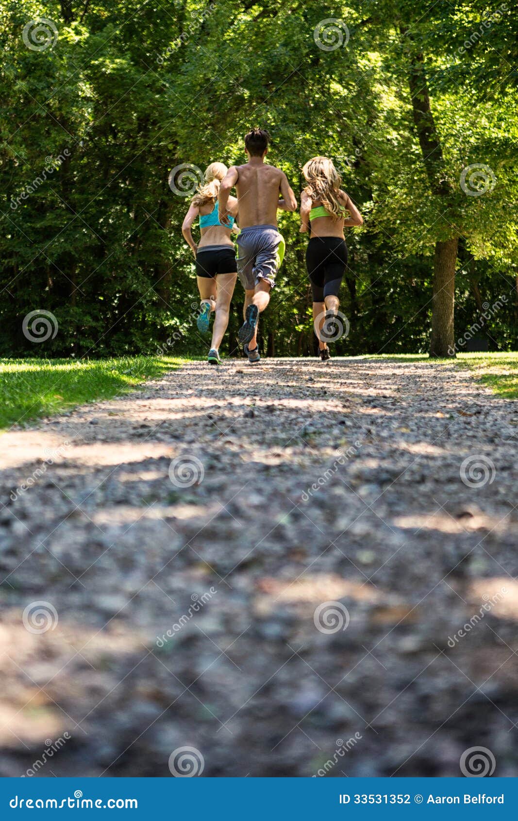 Group of People Jogging Together Stock Photo - Image of jogging, blonde ...