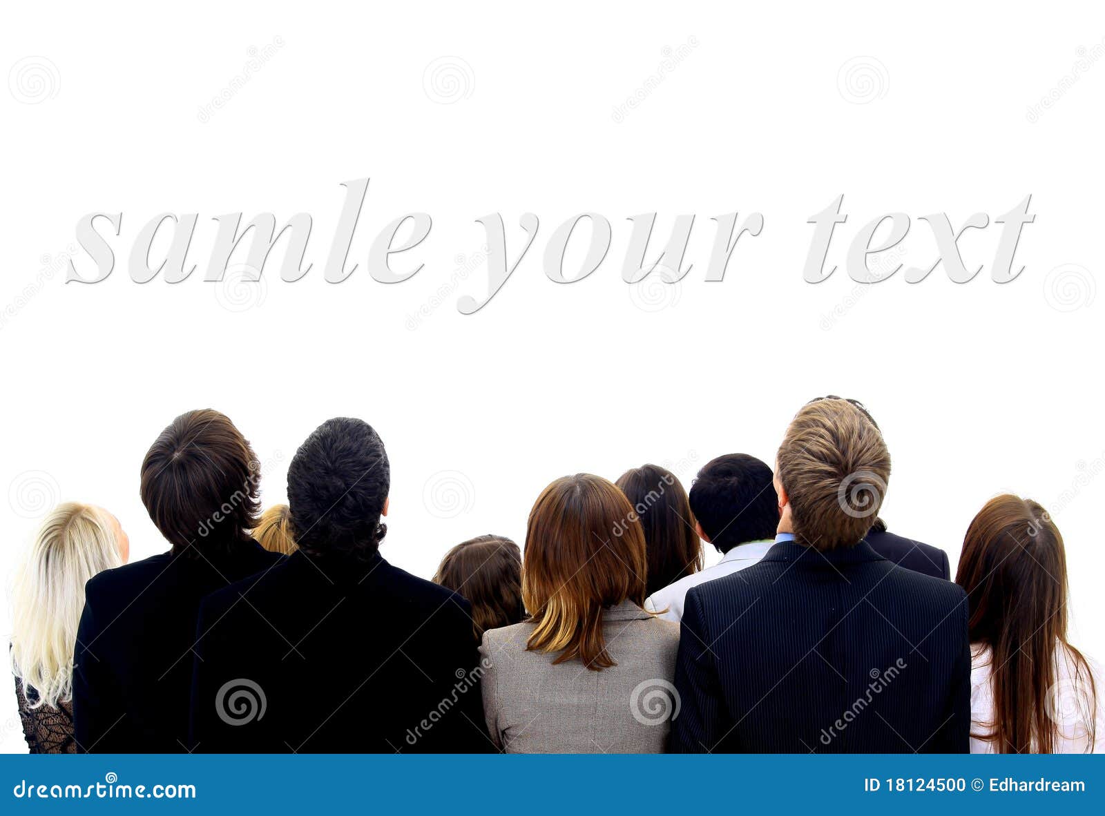 Group people look stock photo. Image of achievement, nape - 18124500