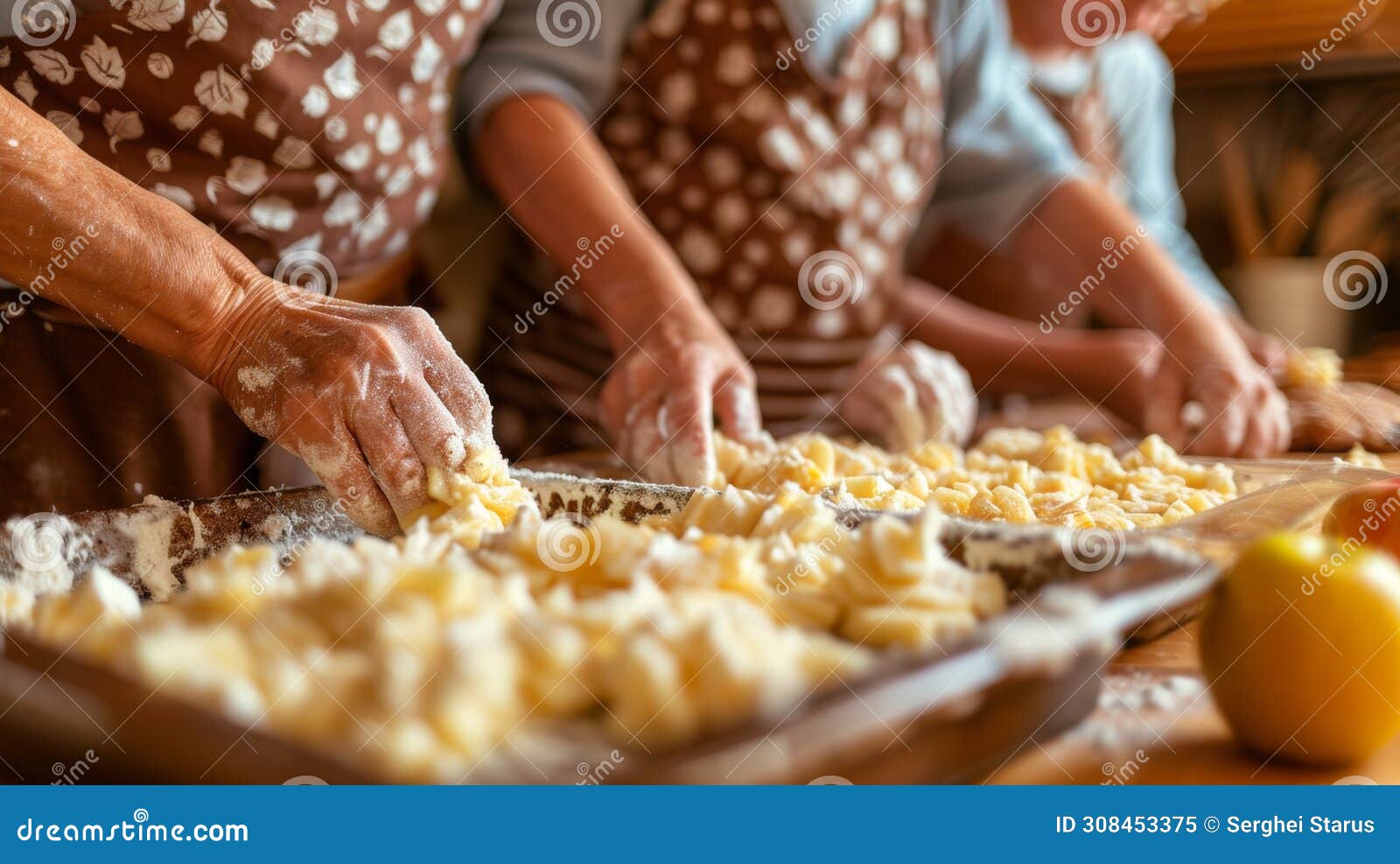 A Group of People are Making Food in a Kitchen, AI Stock Image - Image ...