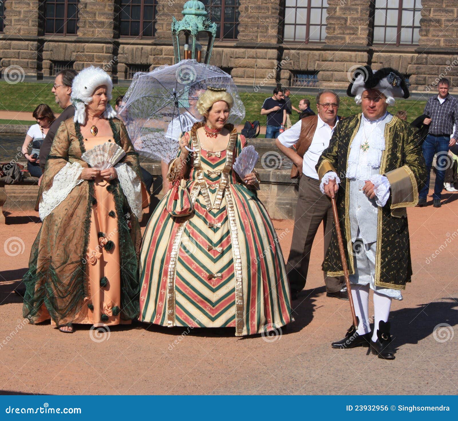Group of People in Medieval Clothes in Dresden Editorial Photo - Image ...