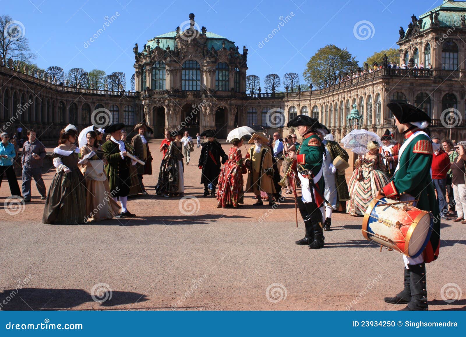 Group of People in Medieval Clothes in Dresden Editorial Image - Image ...