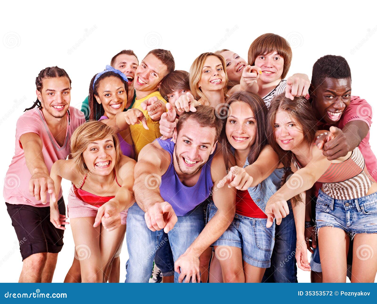 People Pointing And Laughing