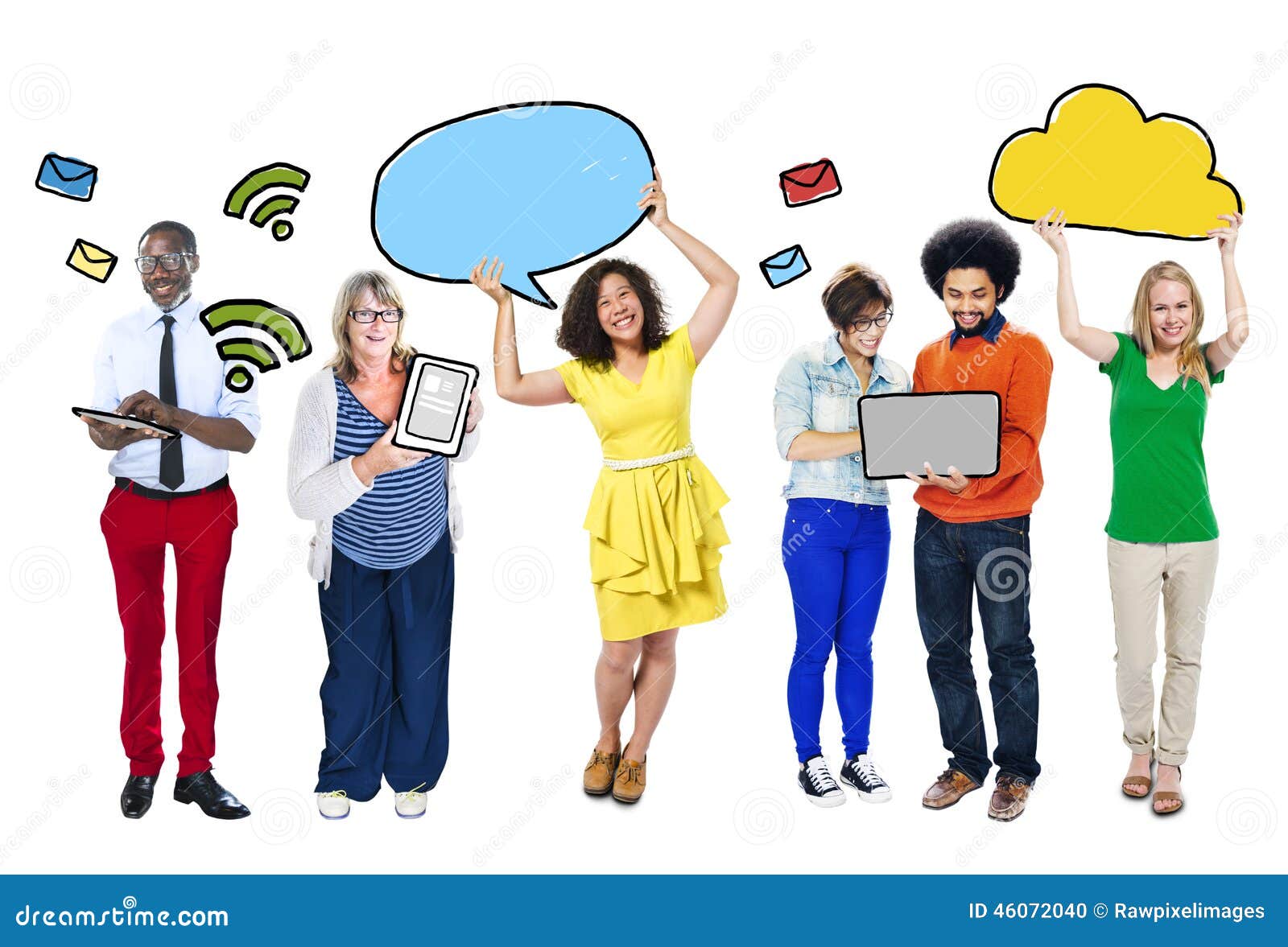 Group of People with Networking Concepts Stock Photo - Image of ...