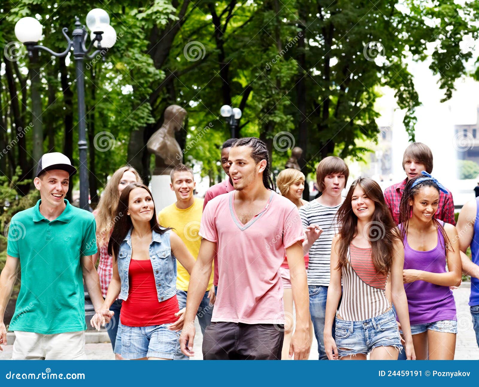 Group of people outdoors. stock image. Image of lifestyle - 24459191