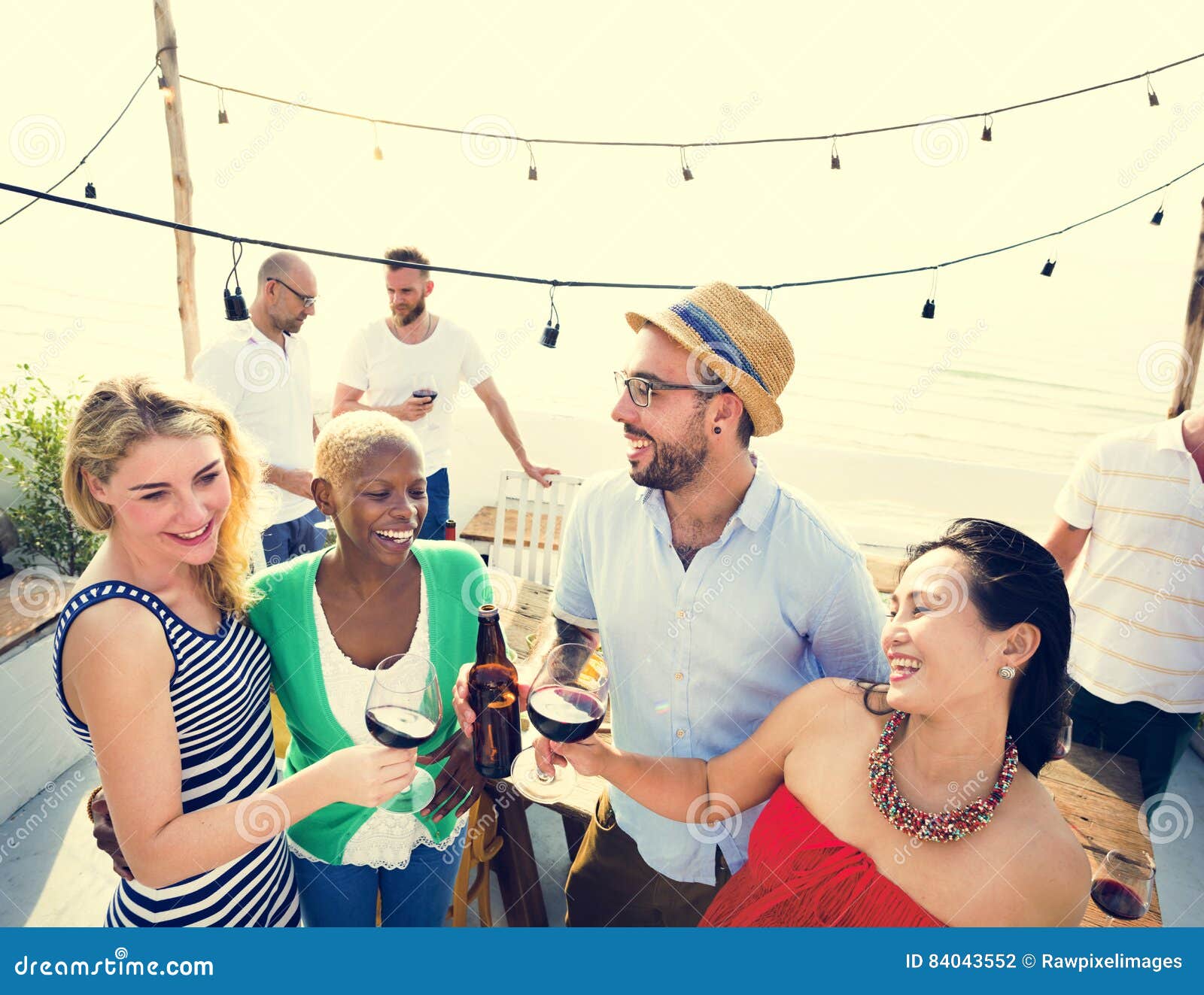 Group of People Party Concept Stock Photo - Image of person, cafe: 84043552