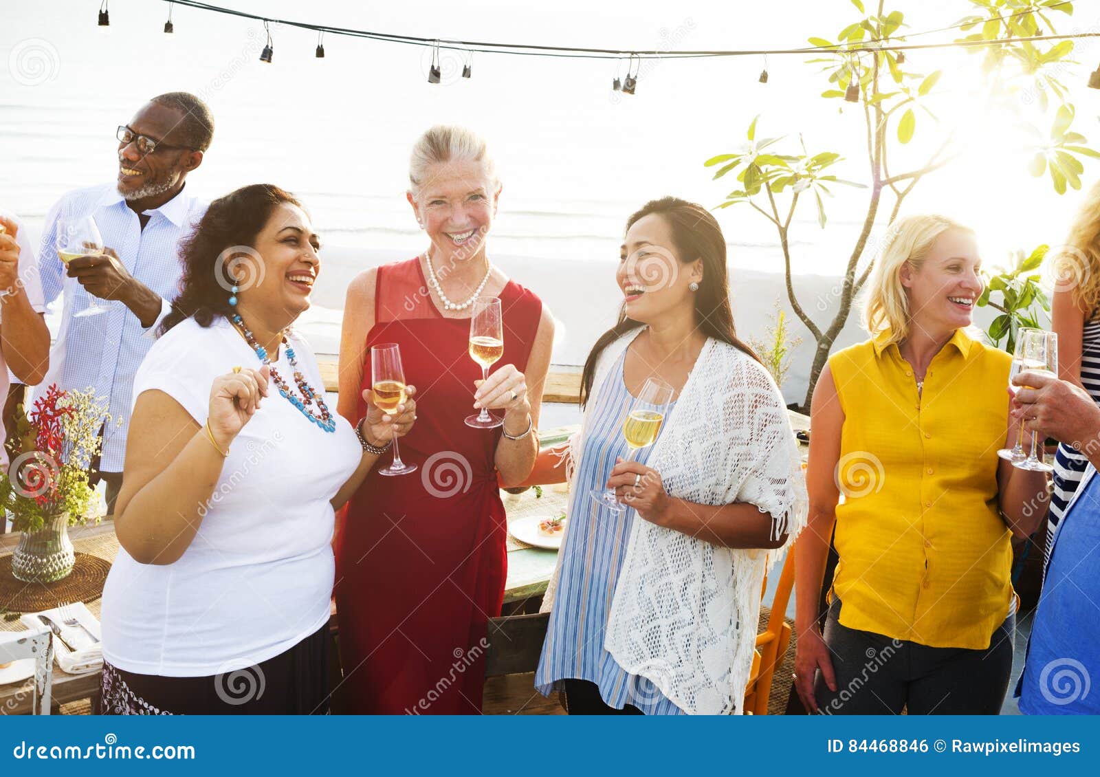 Group of People Party Concept Stock Photo - Image of beverage, lunch ...