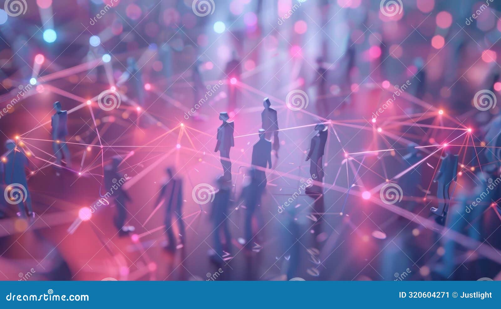 A Group of People Passing a Piece of Information from One To Another ...