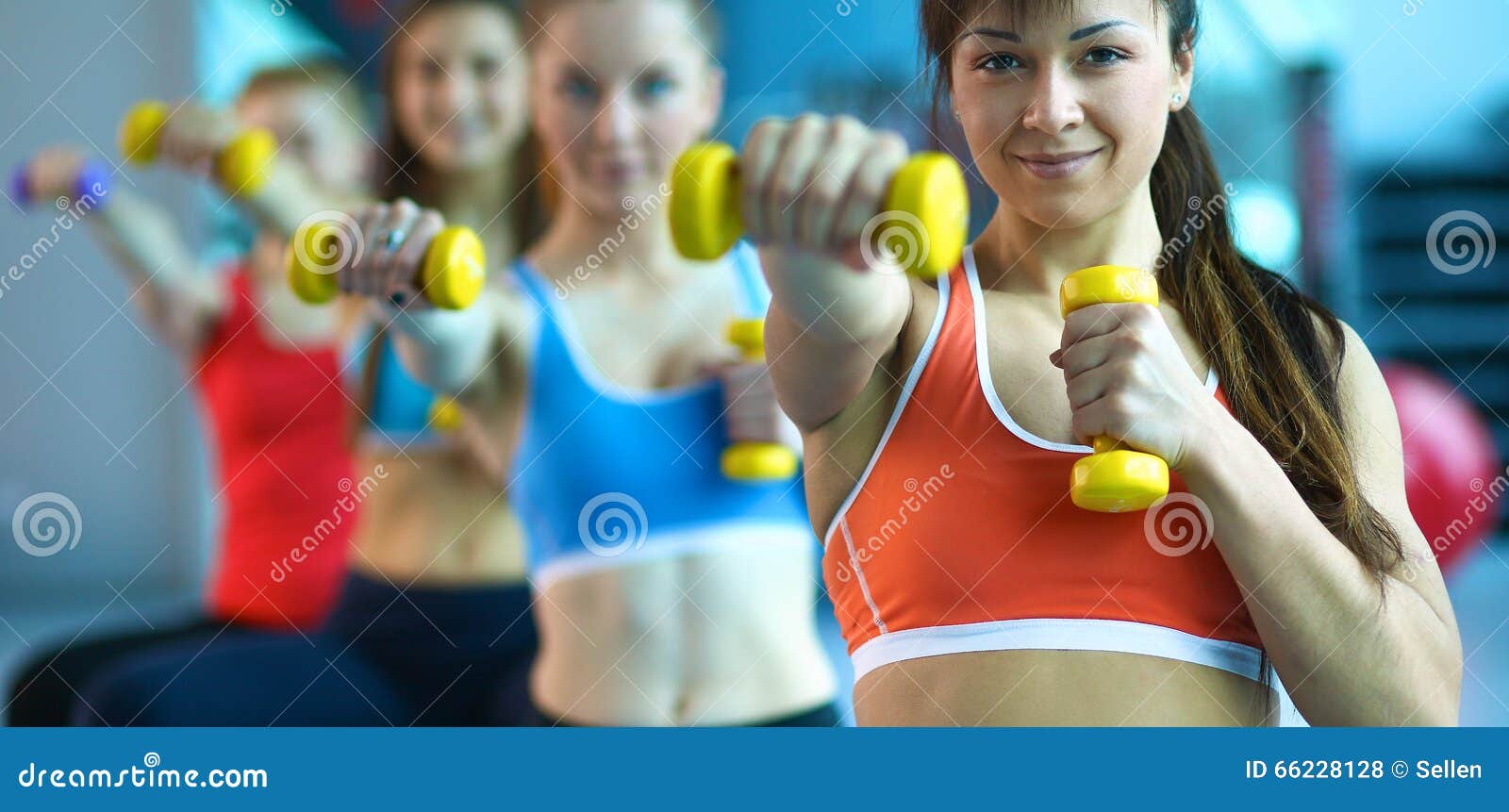Group of People in a Pilates Class at the Gym Stock Photo - Image of ...