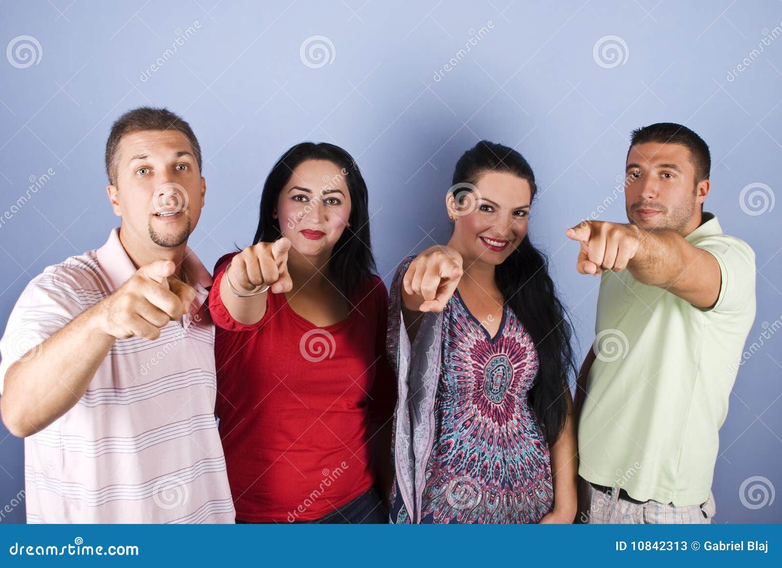 Group of people pointing stock image. Image of caucasian - 10842313