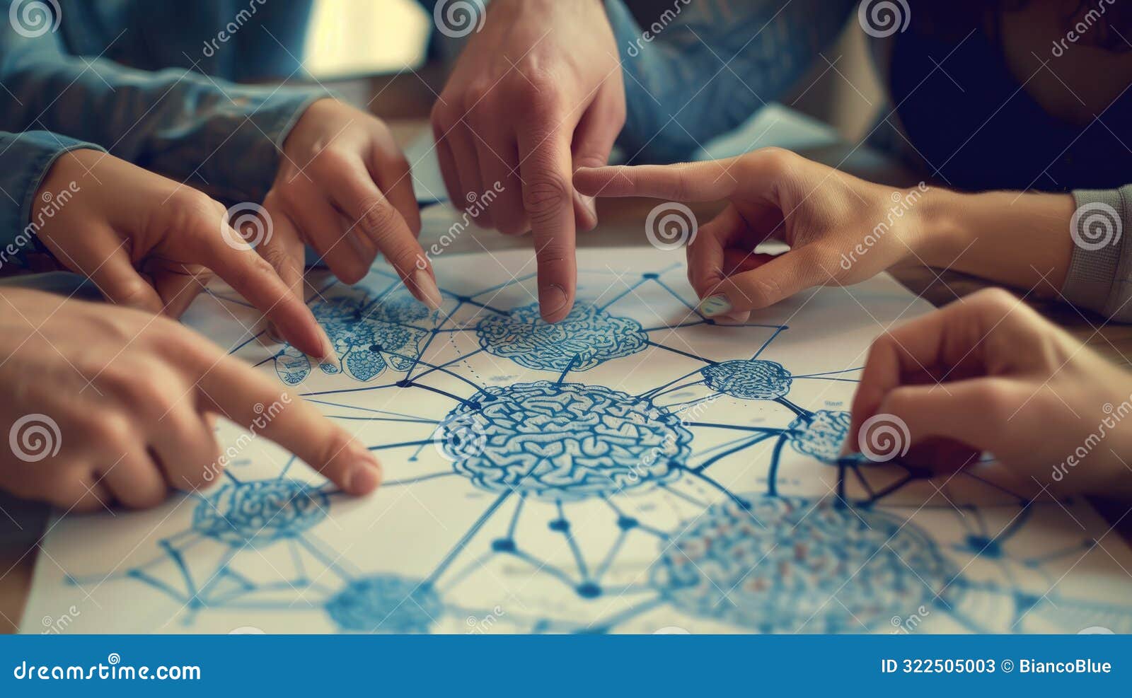 A Complex Diagram Showing The Flow Of Goods Across Borders Stock ...