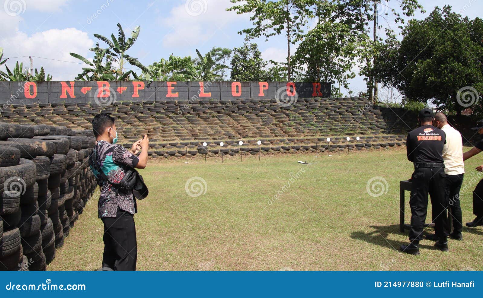 Group of People Practice Shooting at a Shooting Range Editorial Image ...