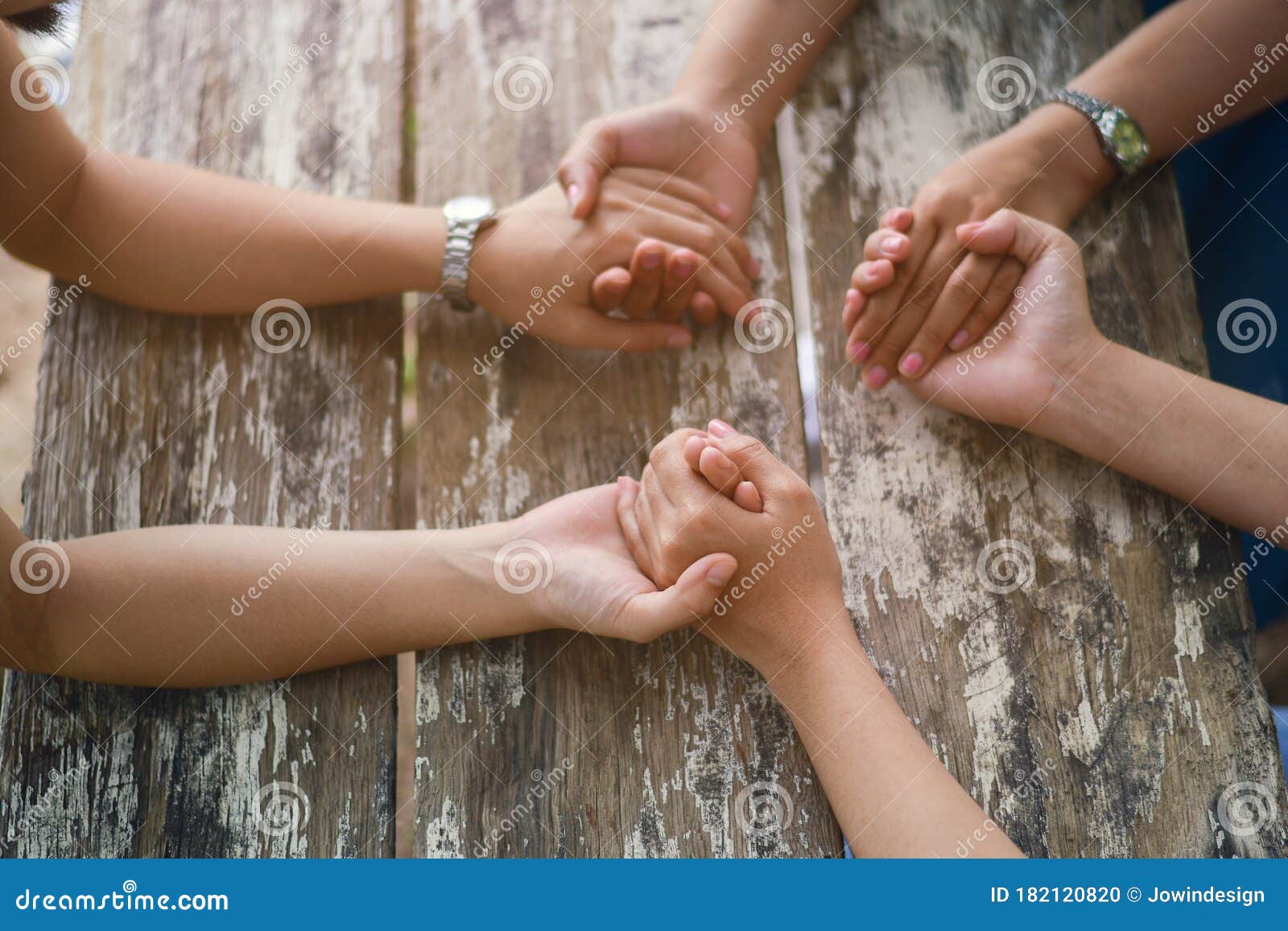 Group of People Praying Together Stock Photo - Image of christian, hand ...