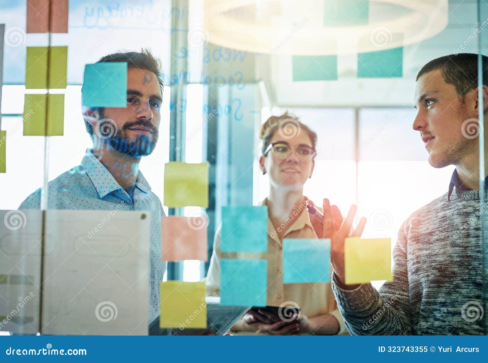 Group of People, Presentation and Planning in Office for Proposal ...