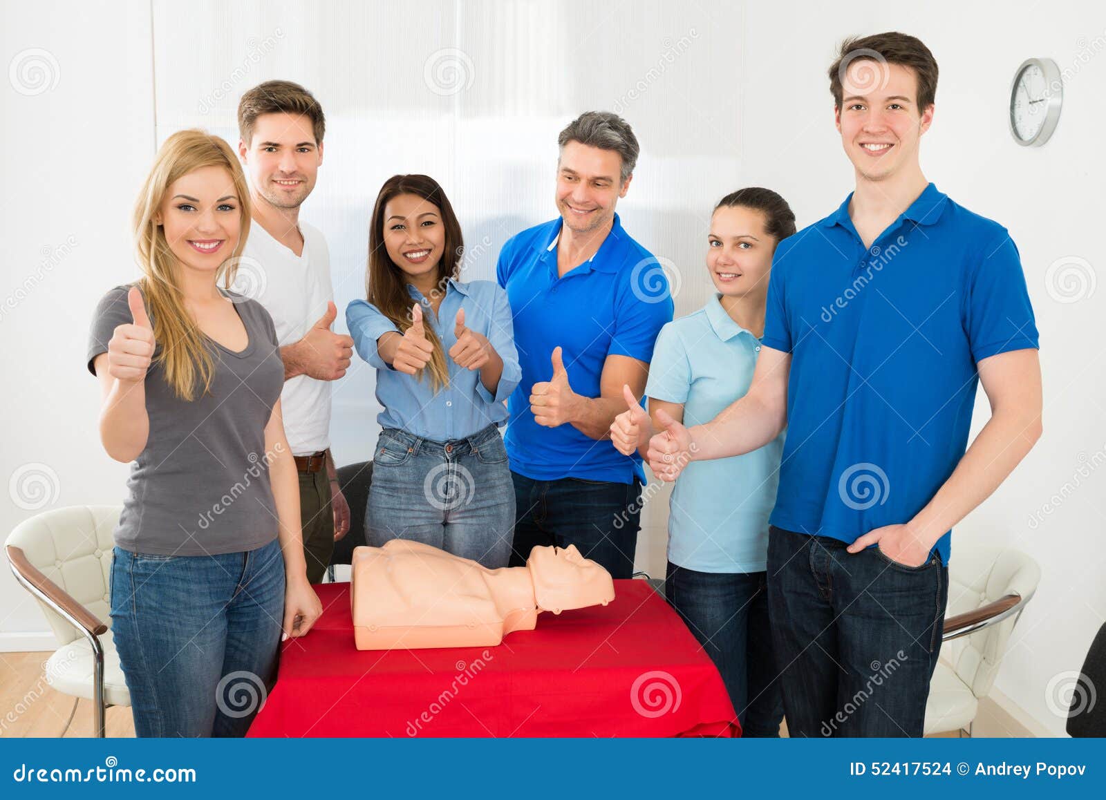 Group of People in Resuscitation Training Stock Photo - Image of ...