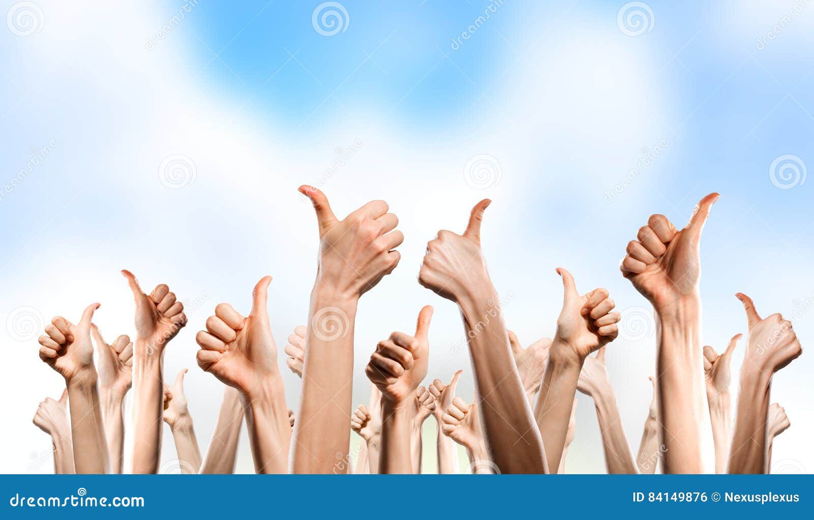 Group of People Rise Hands . Mixed Media Stock Photo - Image of ...