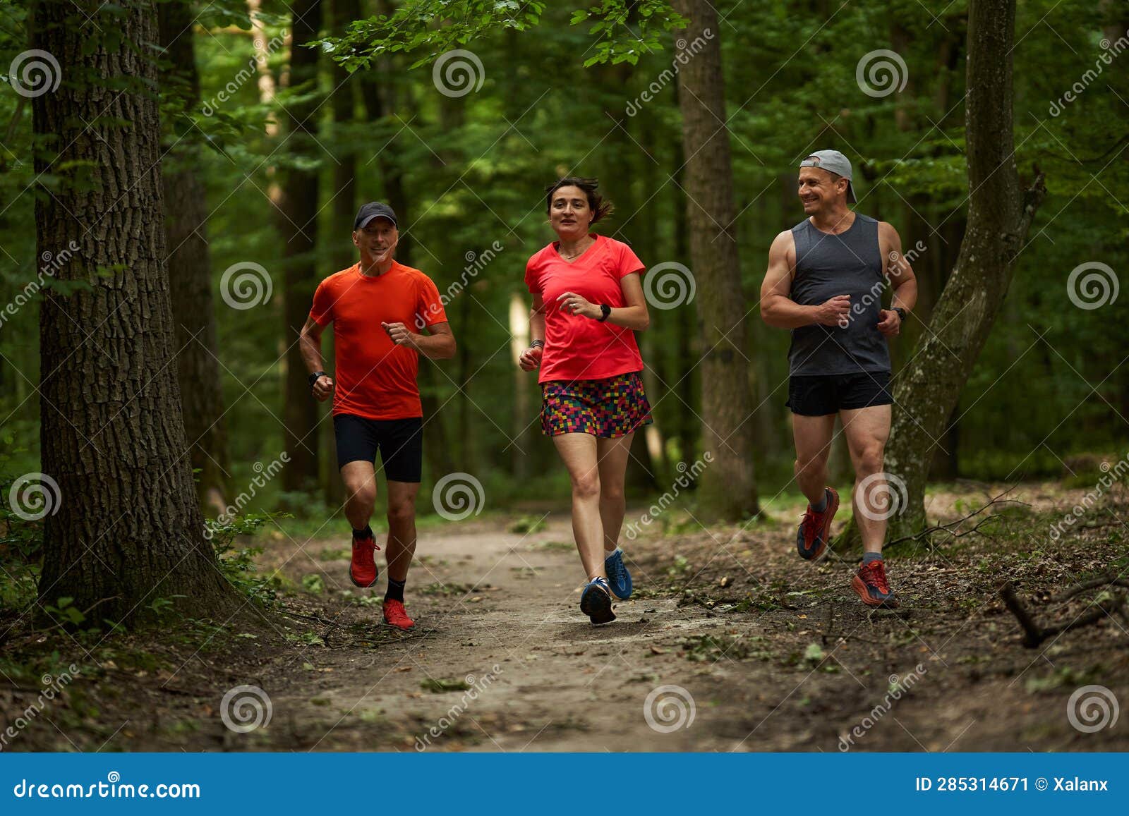 Group of people running stock image. Image of happy - 285314671