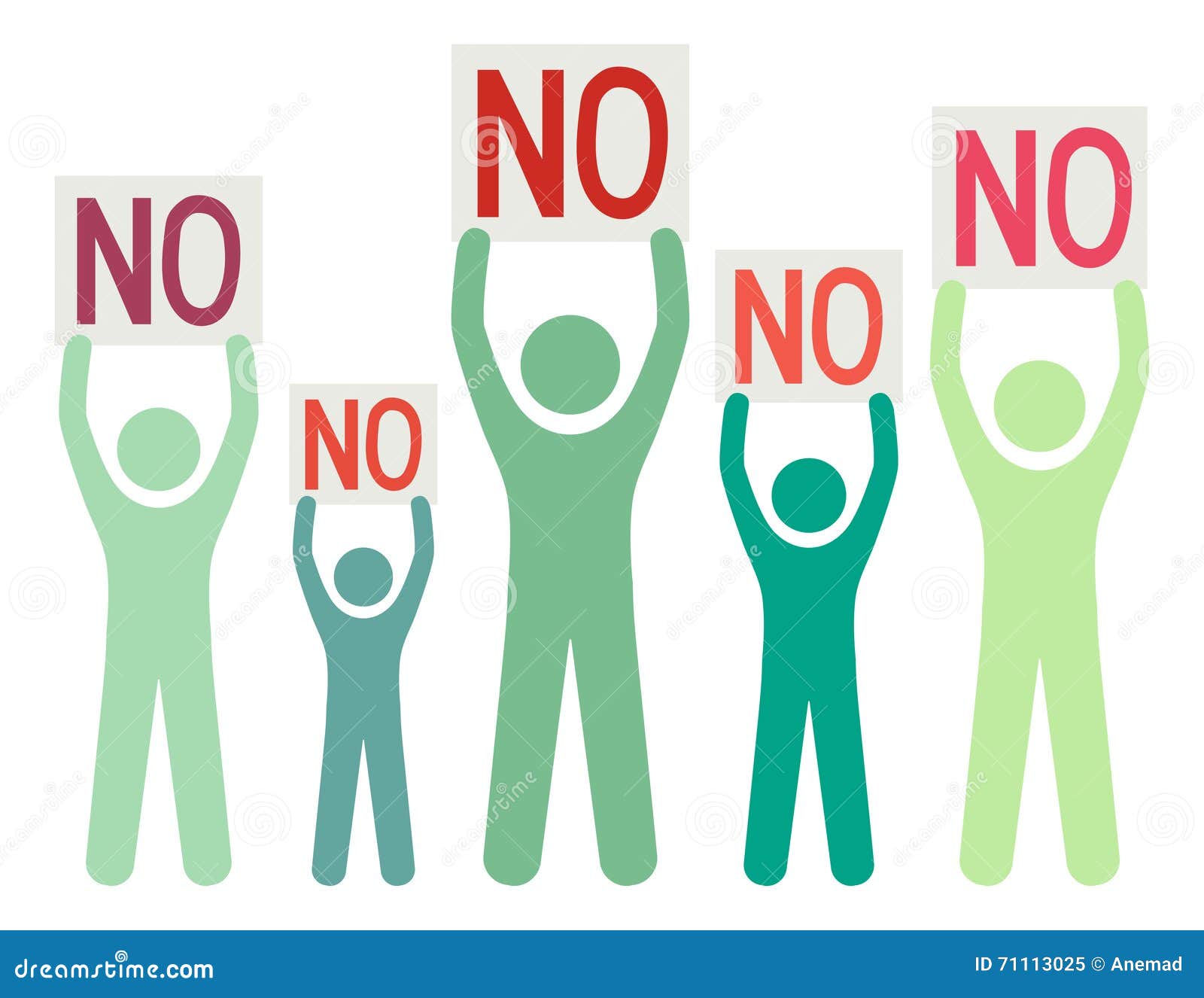 Person Saying No Clipart