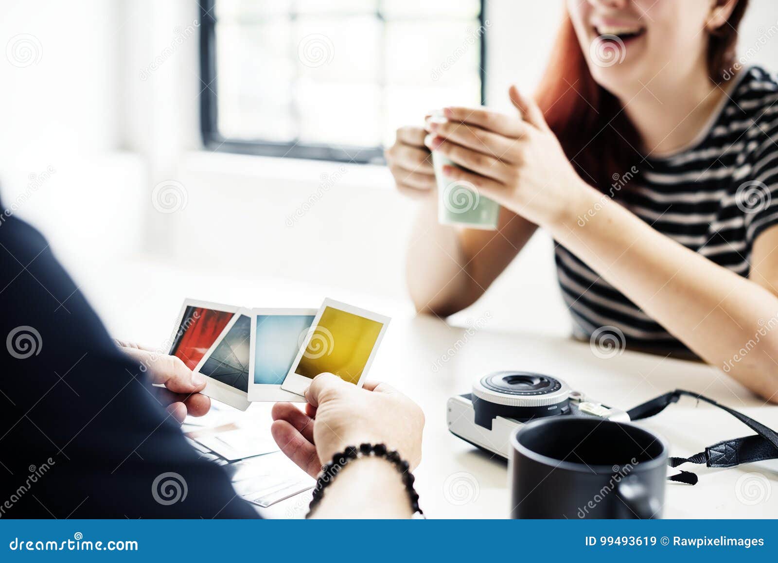 Group of People are Selecting Photos Stock Image - Image of frame, hand ...