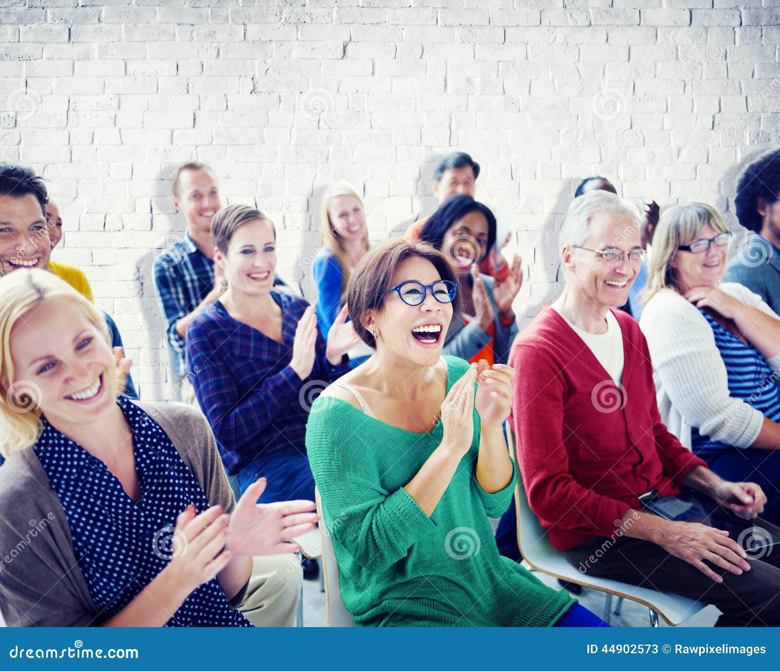 Group of People in Seminar stock image. Image of brick - 44902573