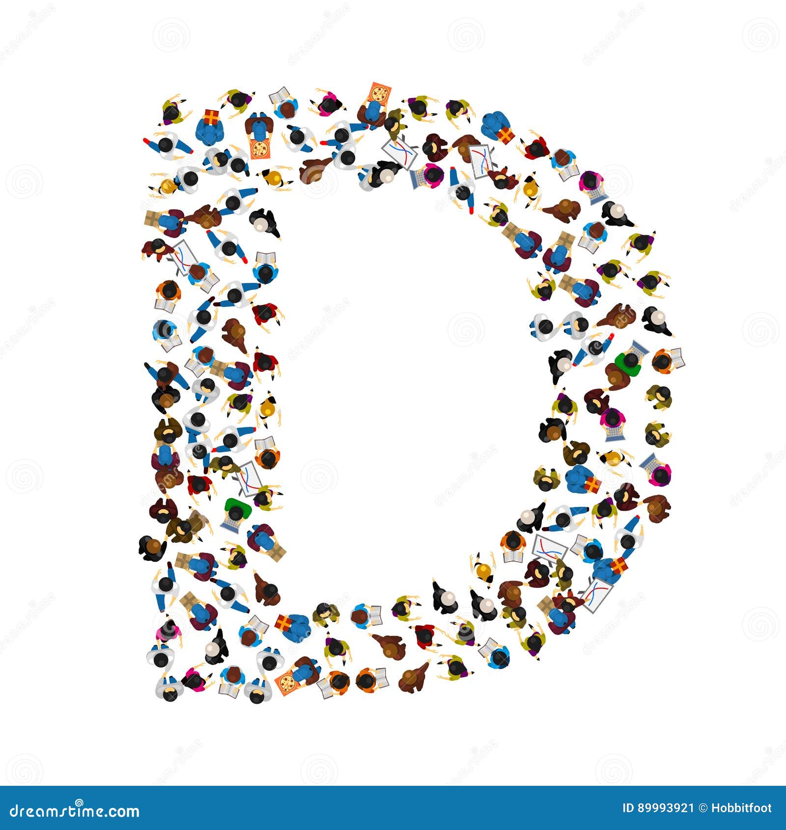 Group People Shape English Alphabet Letter D Stock Illustrations – 8 ...