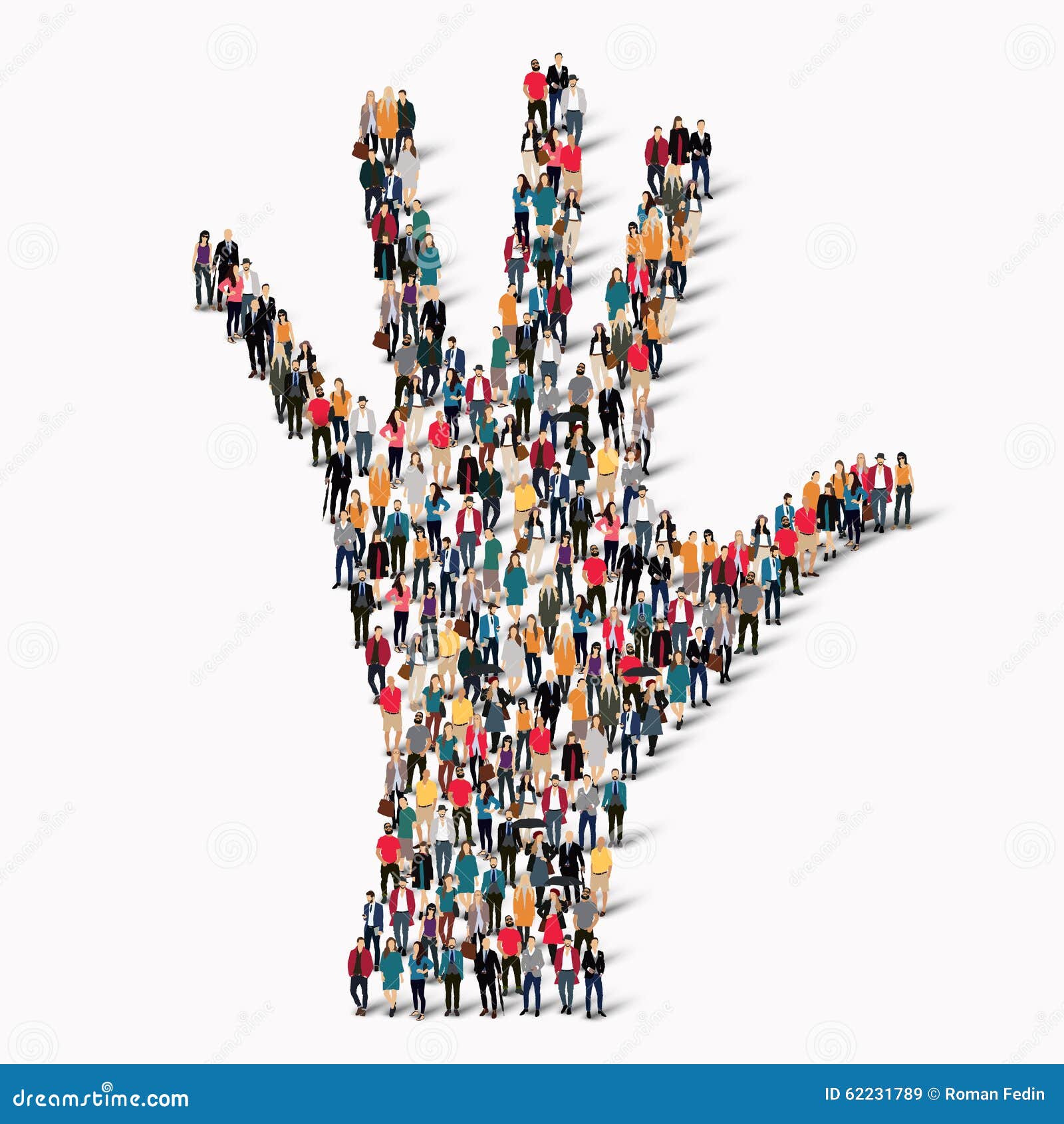 Group people shape hand. stock image. Image of handful - 62231789