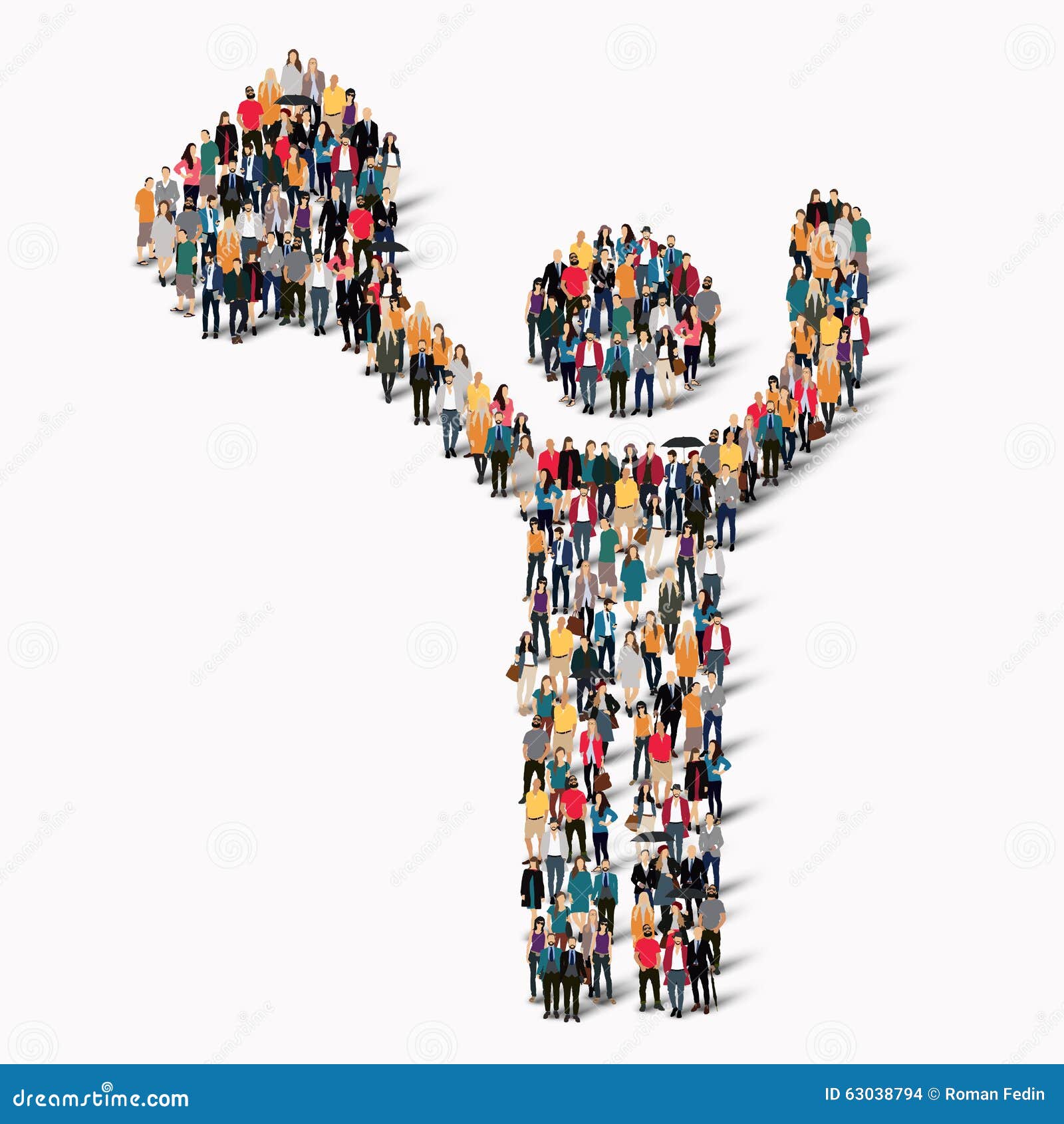 Group people shape man stock vector. Illustration of design - 63038794