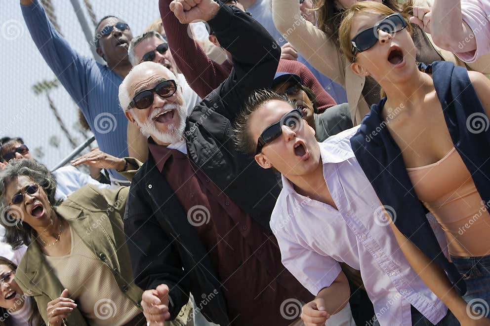 Group of People Shouting stock photo. Image of multiethnic - 29654872