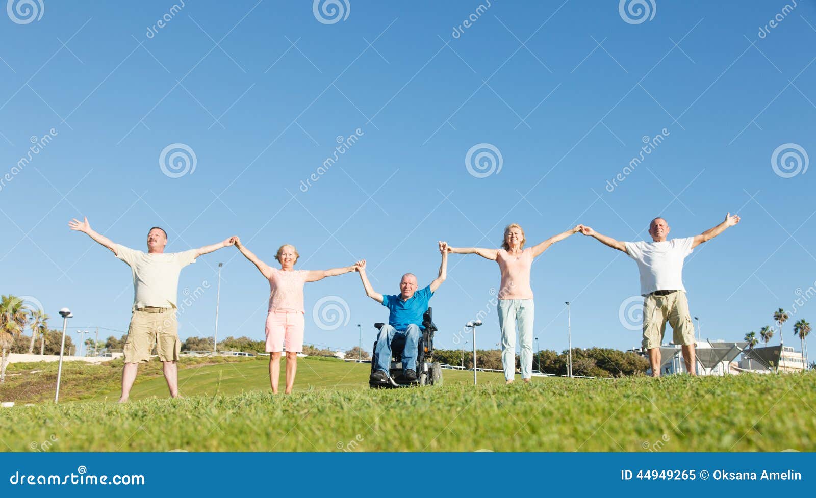 Group of People Showing Unity. Stock Image - Image of caucasian, adult ...