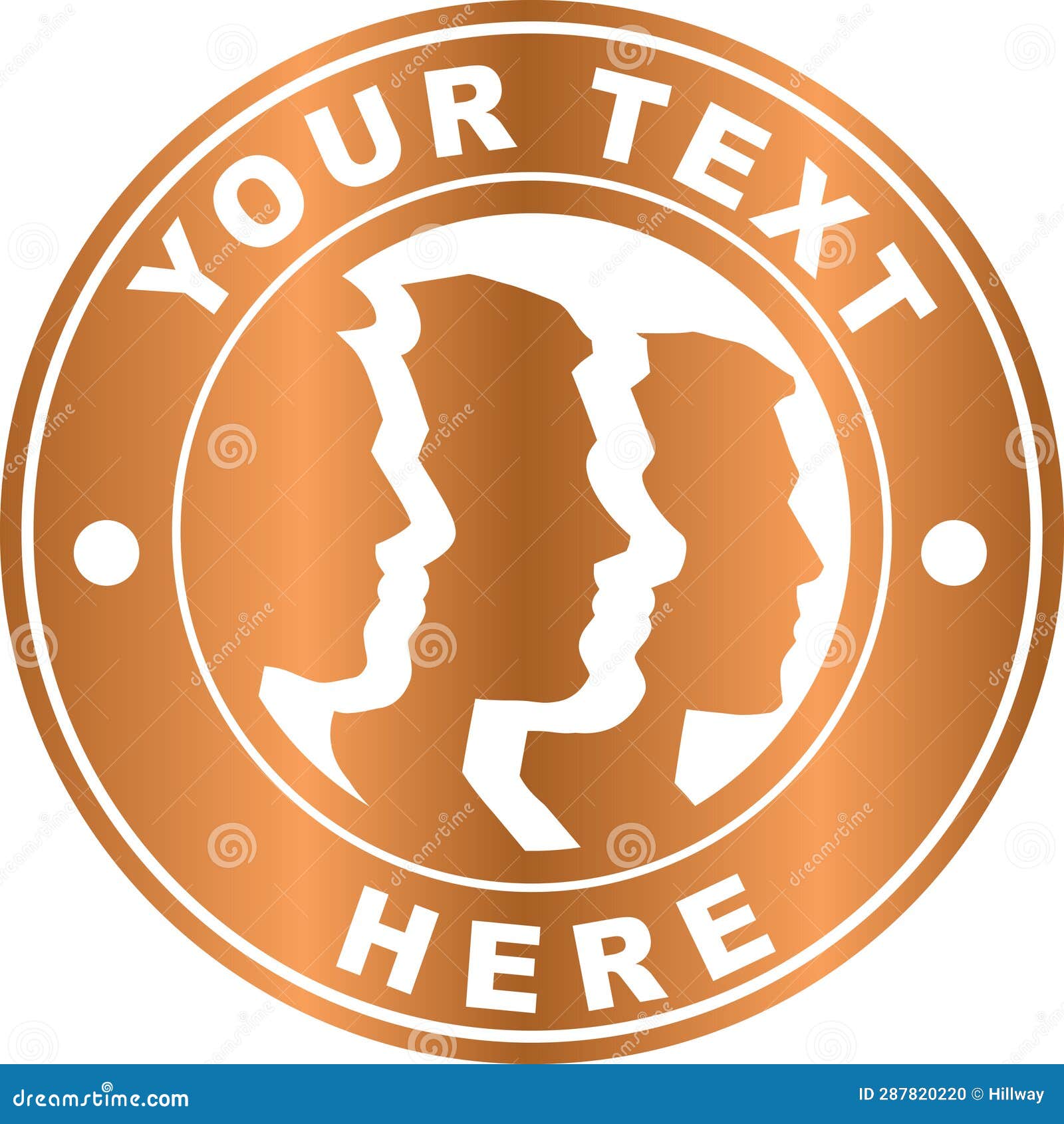 Users Silhouette Icons. Male And Female Head Silhouettes. Anonymous ...