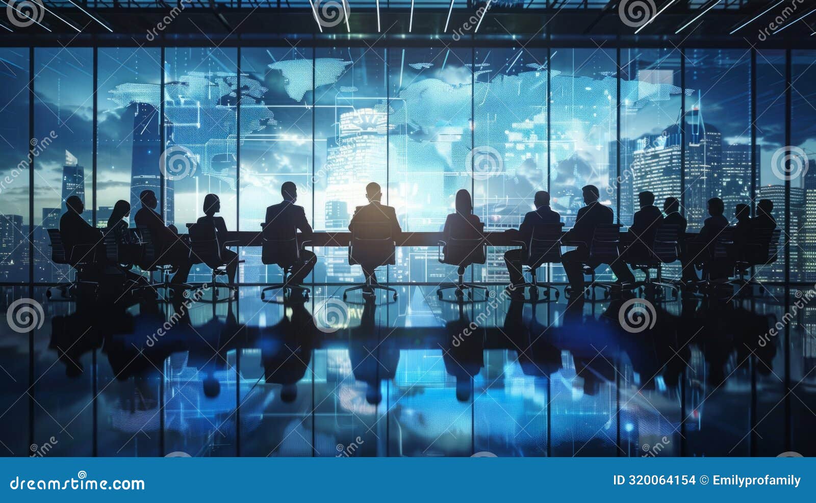 Group of People Sitting Around a Conference Table Stock Photo - Image ...