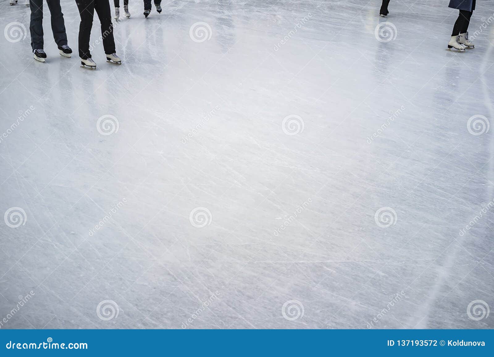 Group of People in Skating on Ice Stock Photo - Image of group, skaters ...