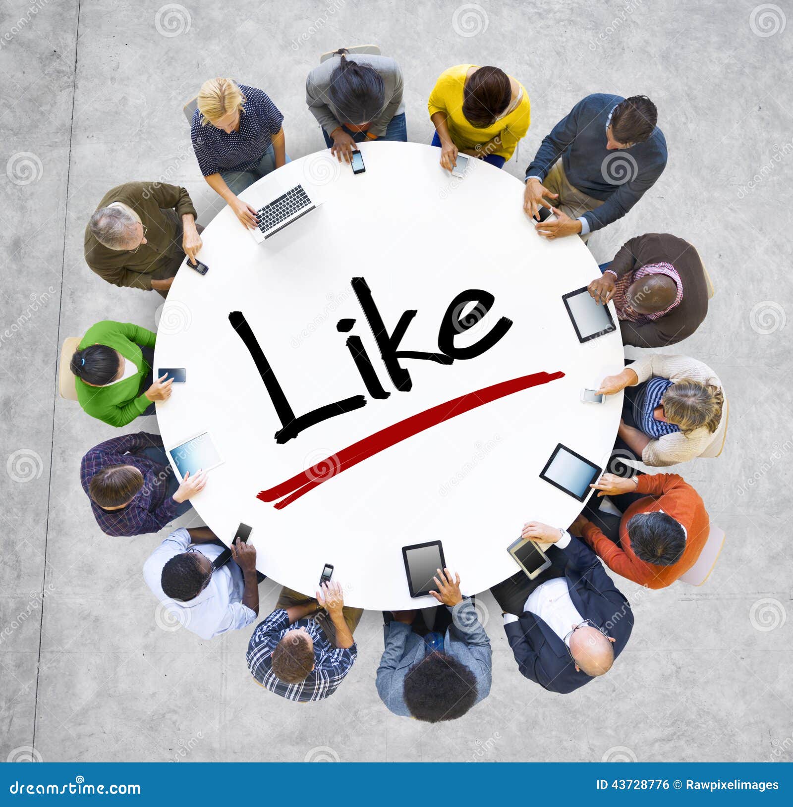 Like Concept, Many Hands Showing Thumb Up Or Ok Sign Stock Image ...