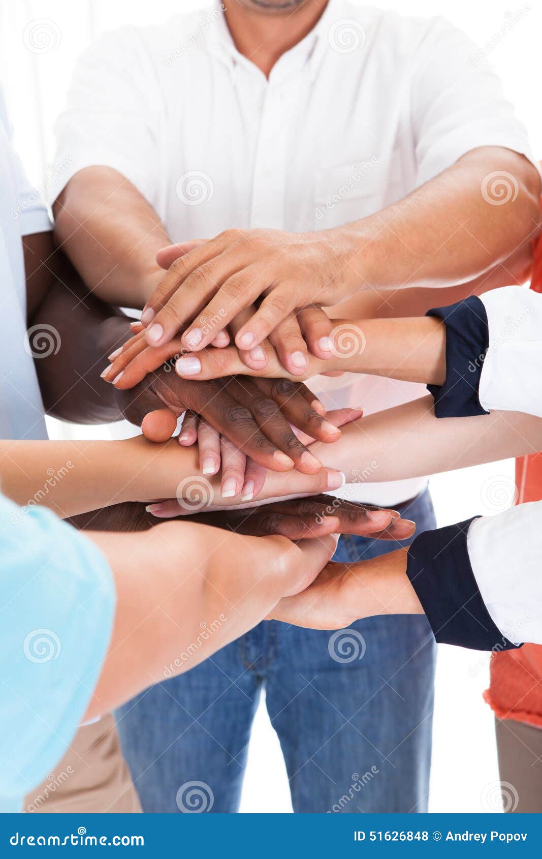 Group of People Stacking Hands Together Stock Photo - Image of feeling ...