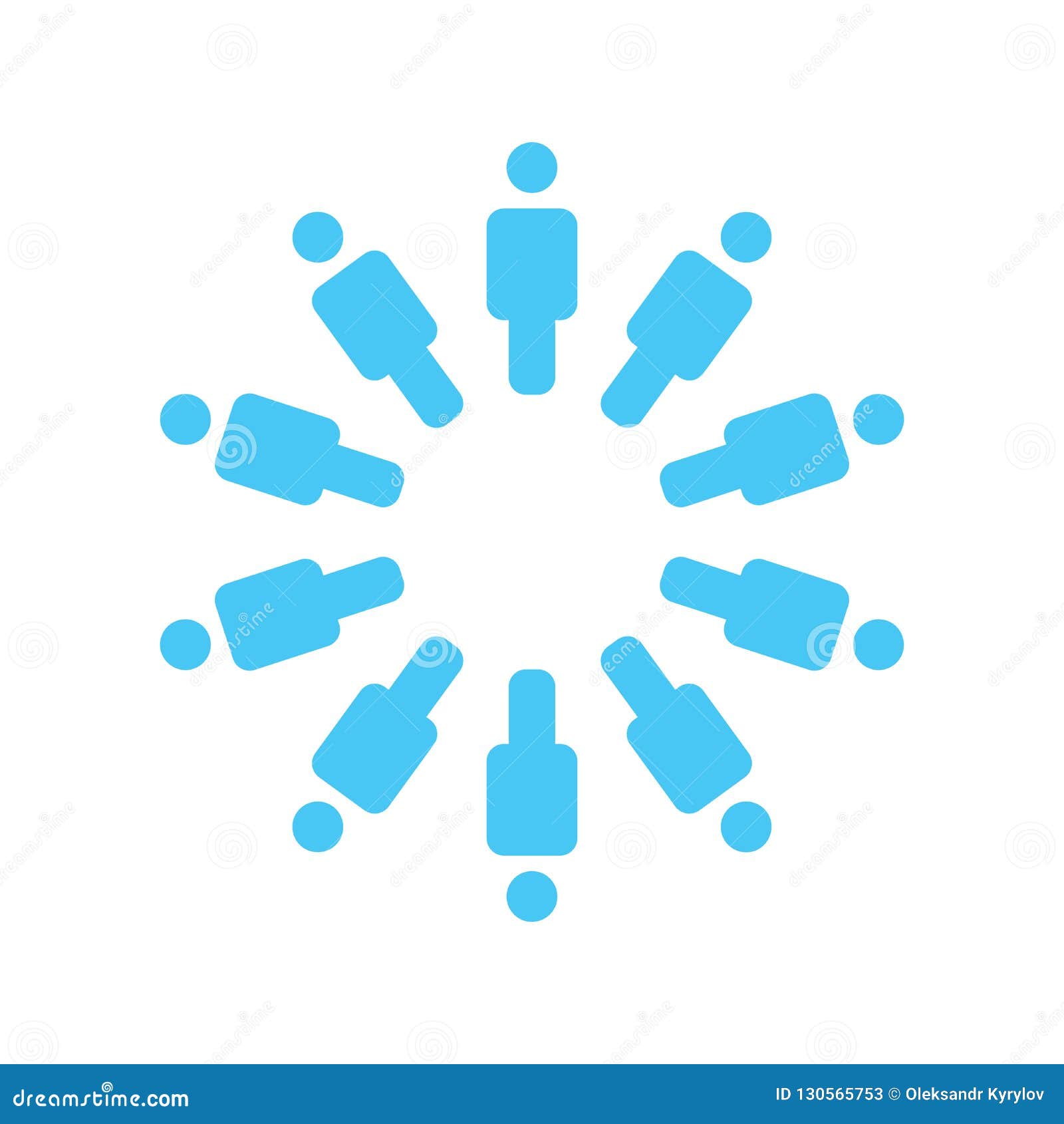 Circle Team Logo Vector Illustration | CartoonDealer.com #137572458