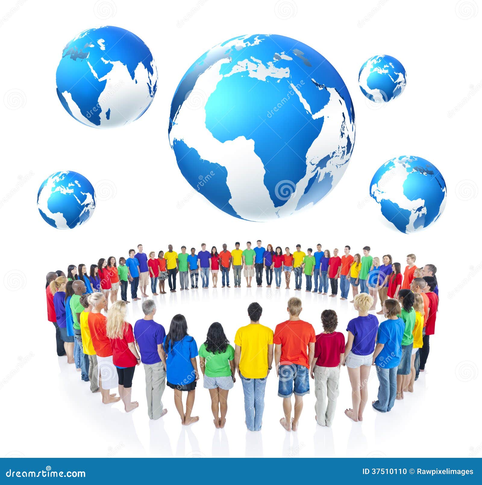 Group of People Standing Around the Globe Stock Photo - Image of ... Group of People Standing Around the Globe Stock Photo - Image of ...