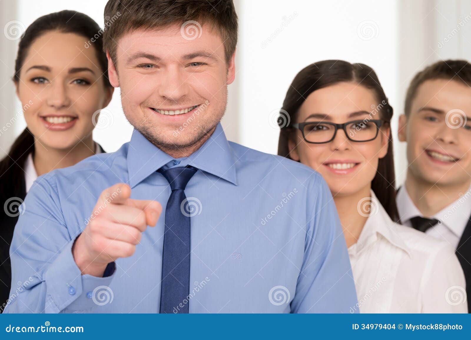 Group of People Standing on Background Stock Photo - Image of employee ...