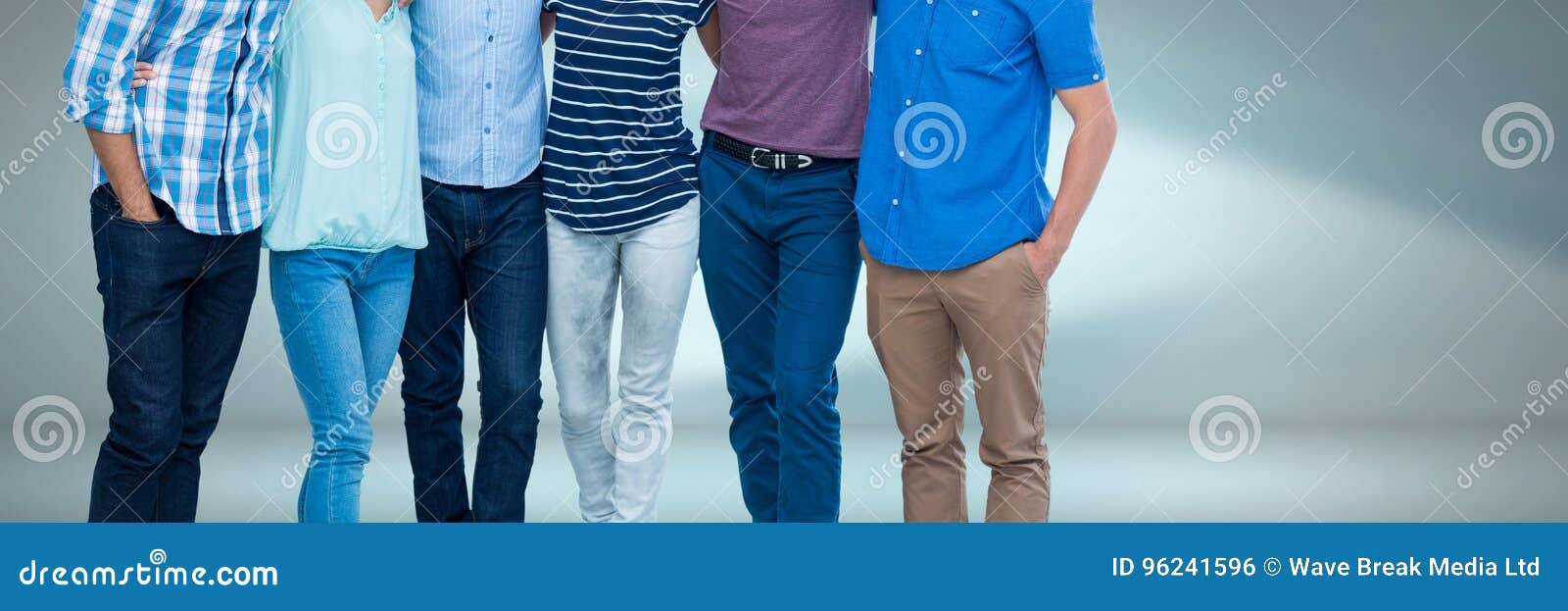 Group of People Standing with Blurred Background Stock Photo - Image of ...