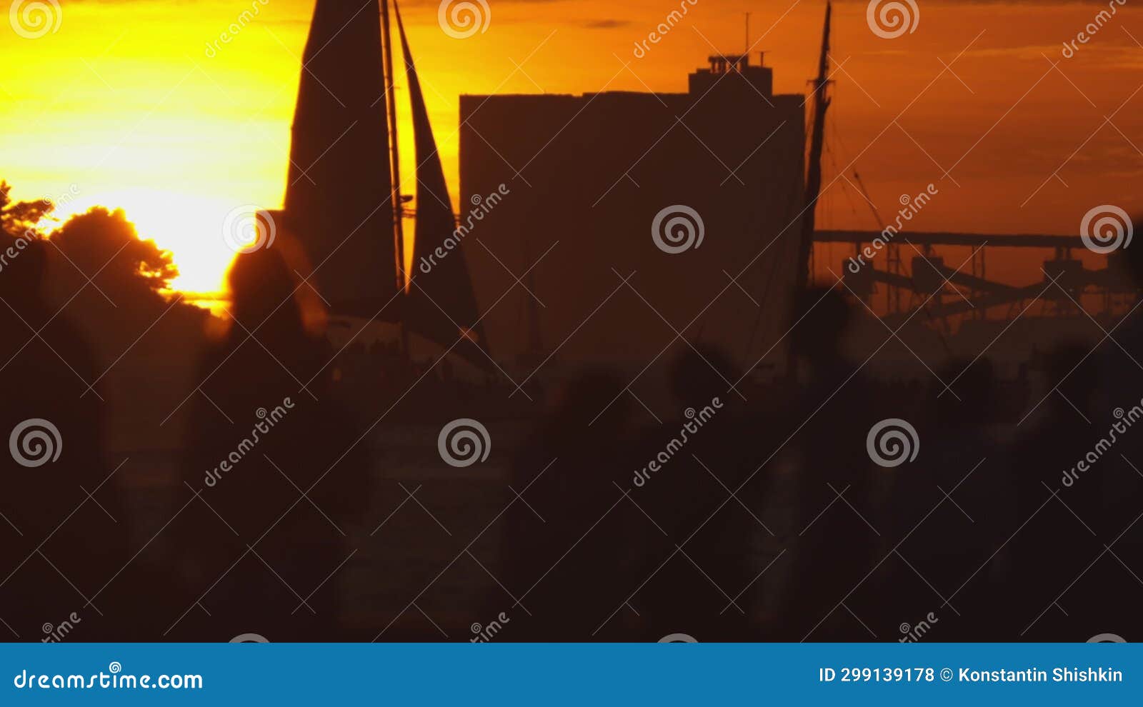 Group of People Enjoying a Beautiful Sunset Stock Footage - Video of ...