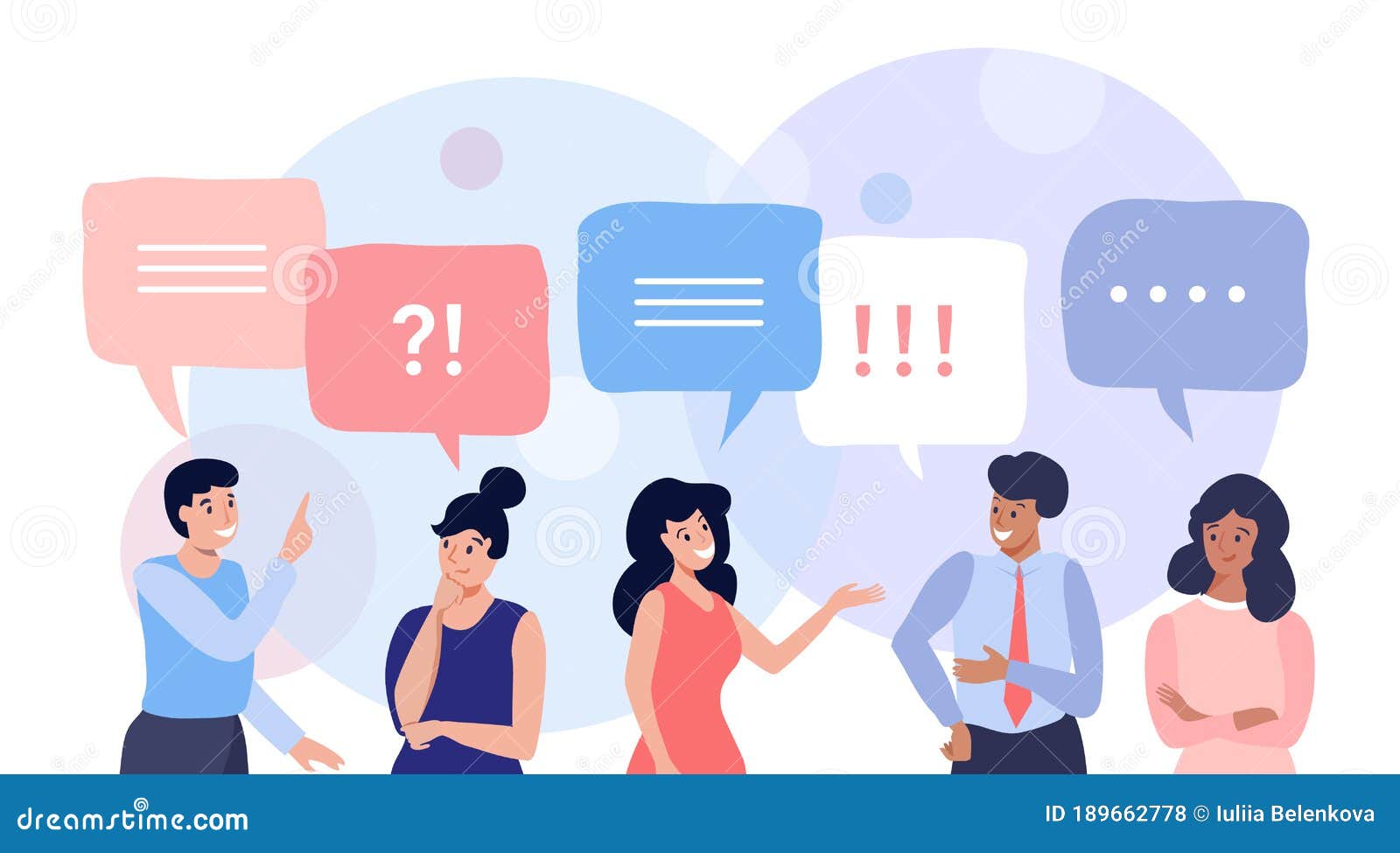 Illustration People Talking Stock Illustrations – 67,046 Illustration ...