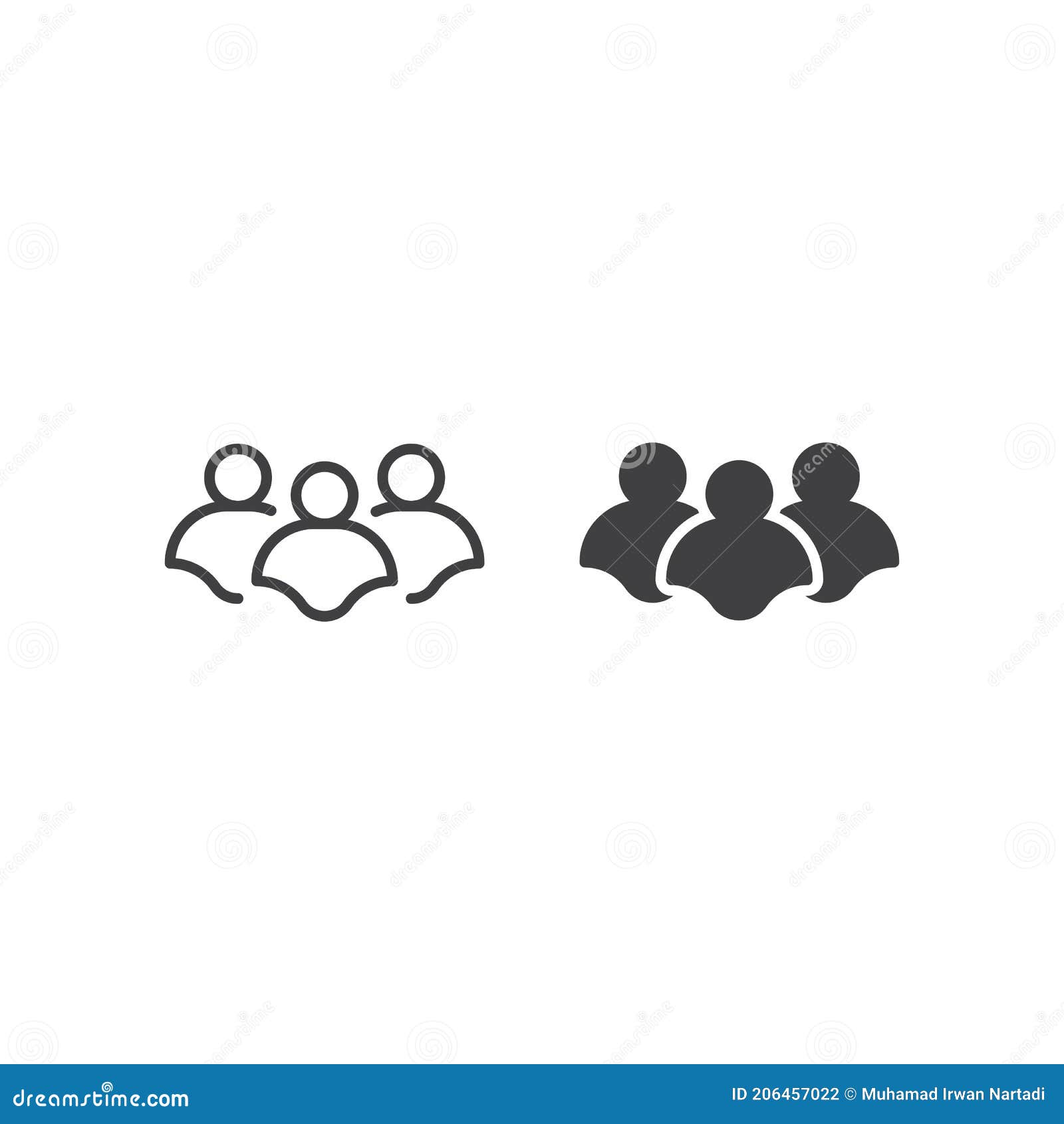 Group of People, Teamwork, Community, Organization. Vector Icon ...