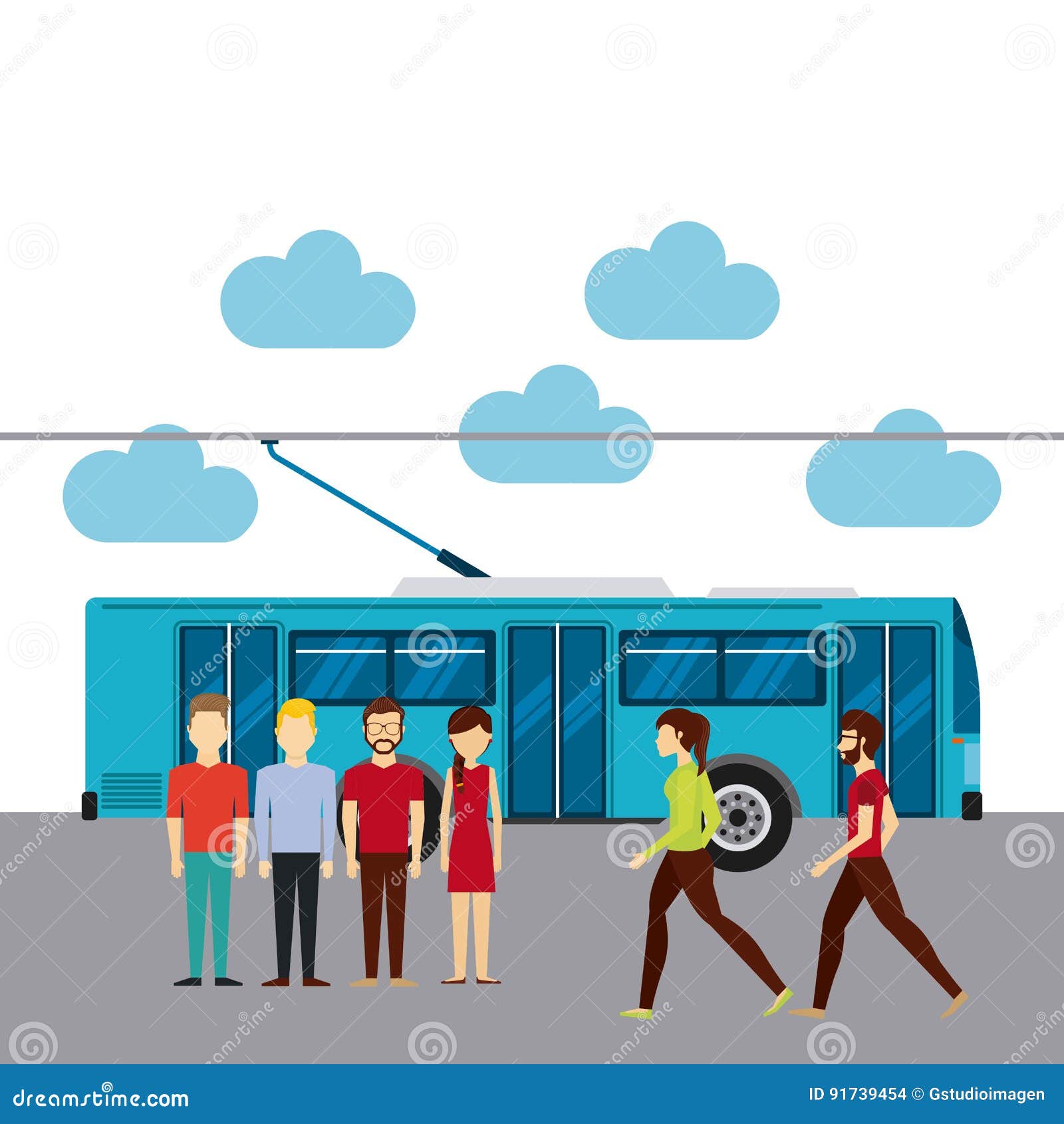 People From The Transport Team Are Engaged In Moving Things In Boxes ...