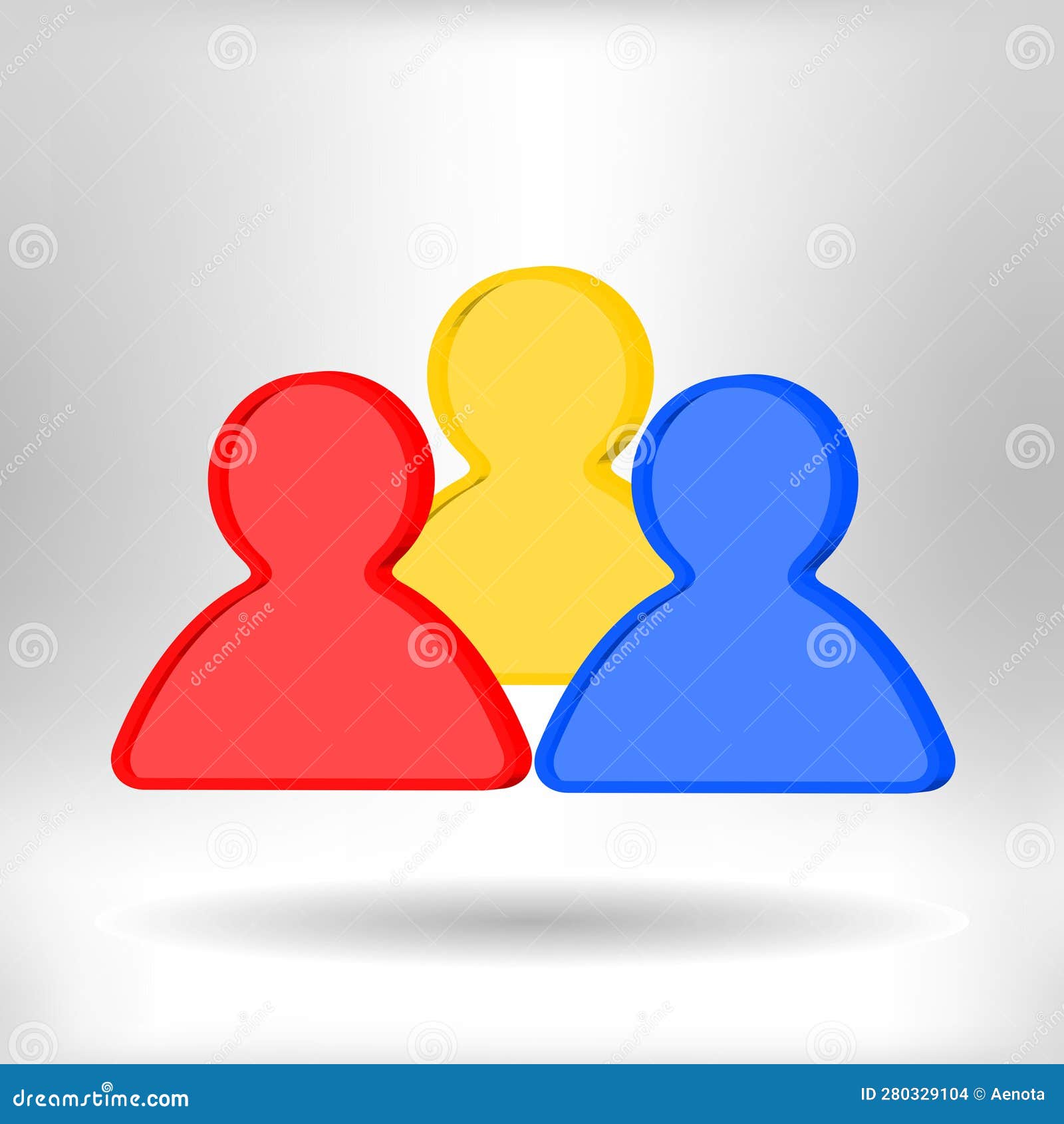 Discrepancy Icon Of 3 Types Color, Black And White, Outline. Isolated ...