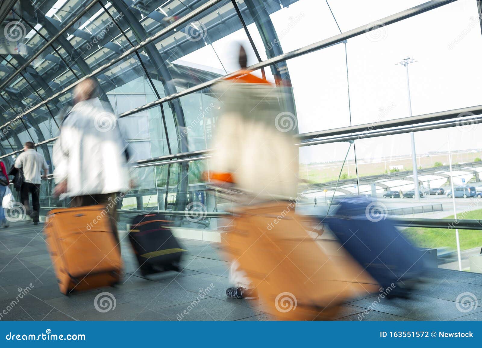 Group of People Walking at Airport, Real People Stock Photo - Image of ...