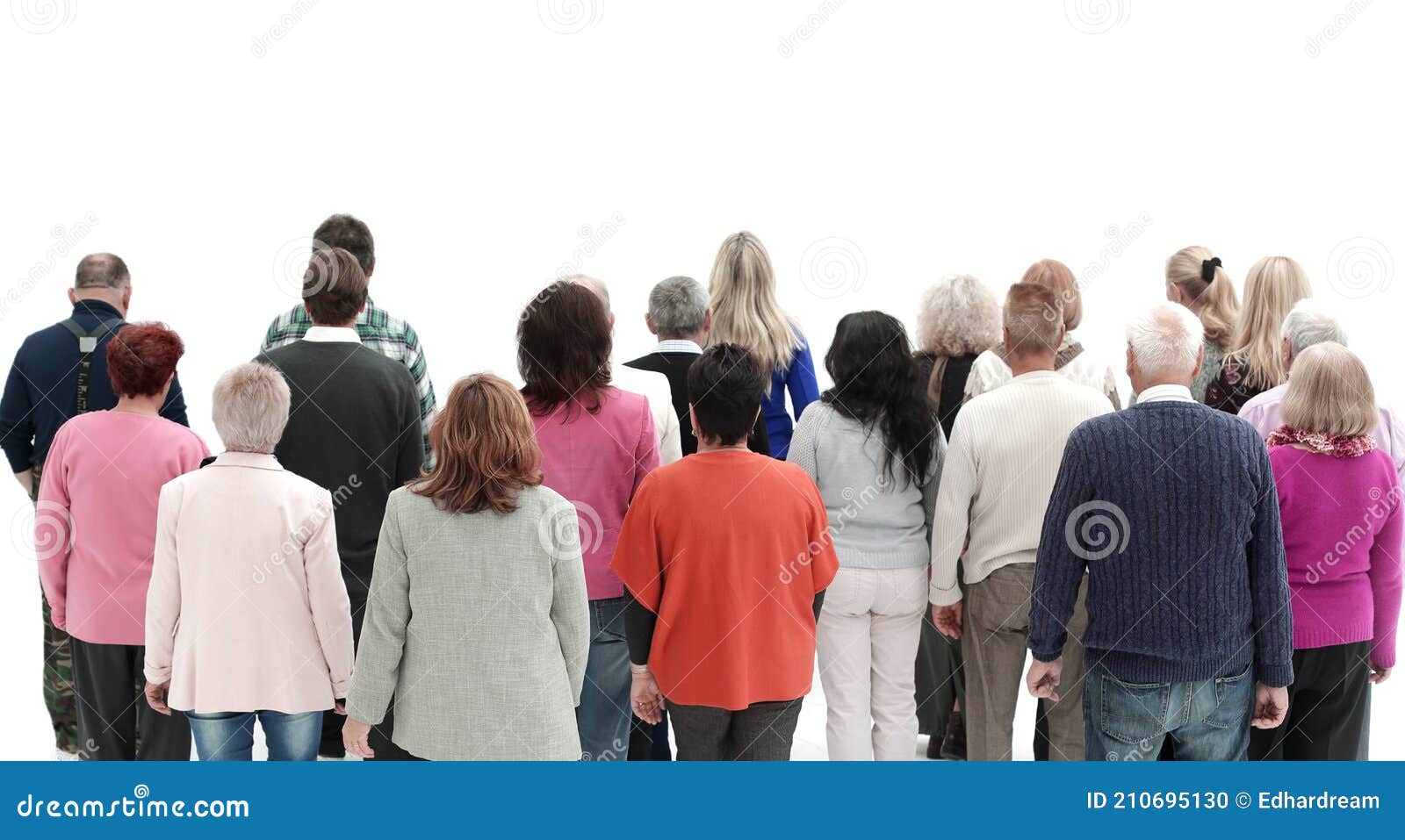 Group of People Walking Back Rear View Stock Photo - Image of back ...