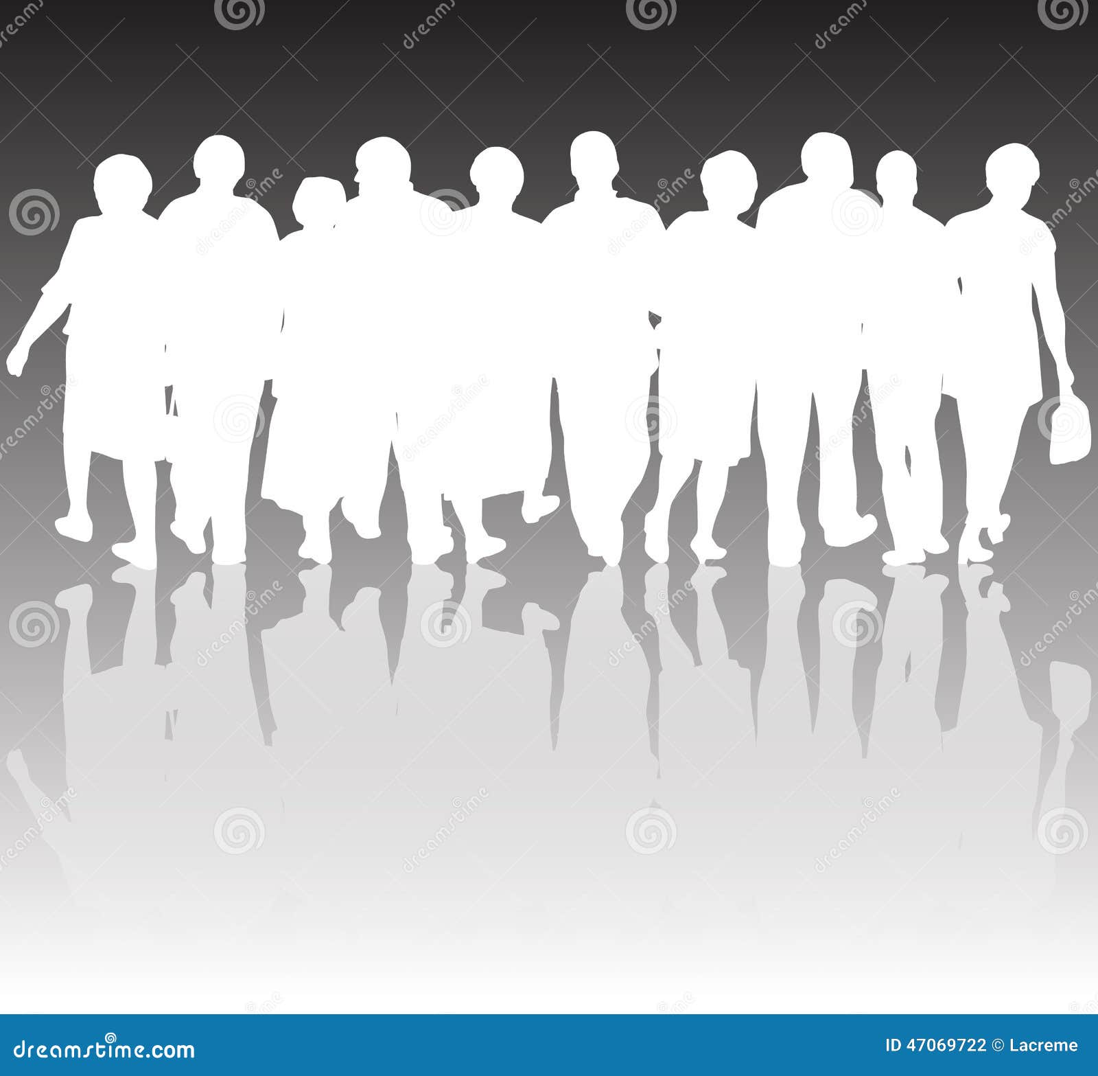 Group of people stock vector. Illustration of posture - 47069722