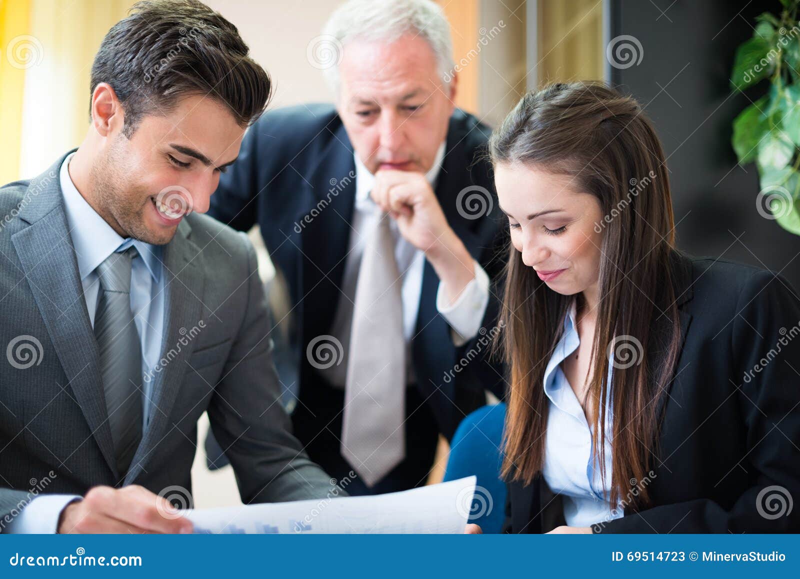 Group of people at work stock image. Image of data, businessman - 69514723