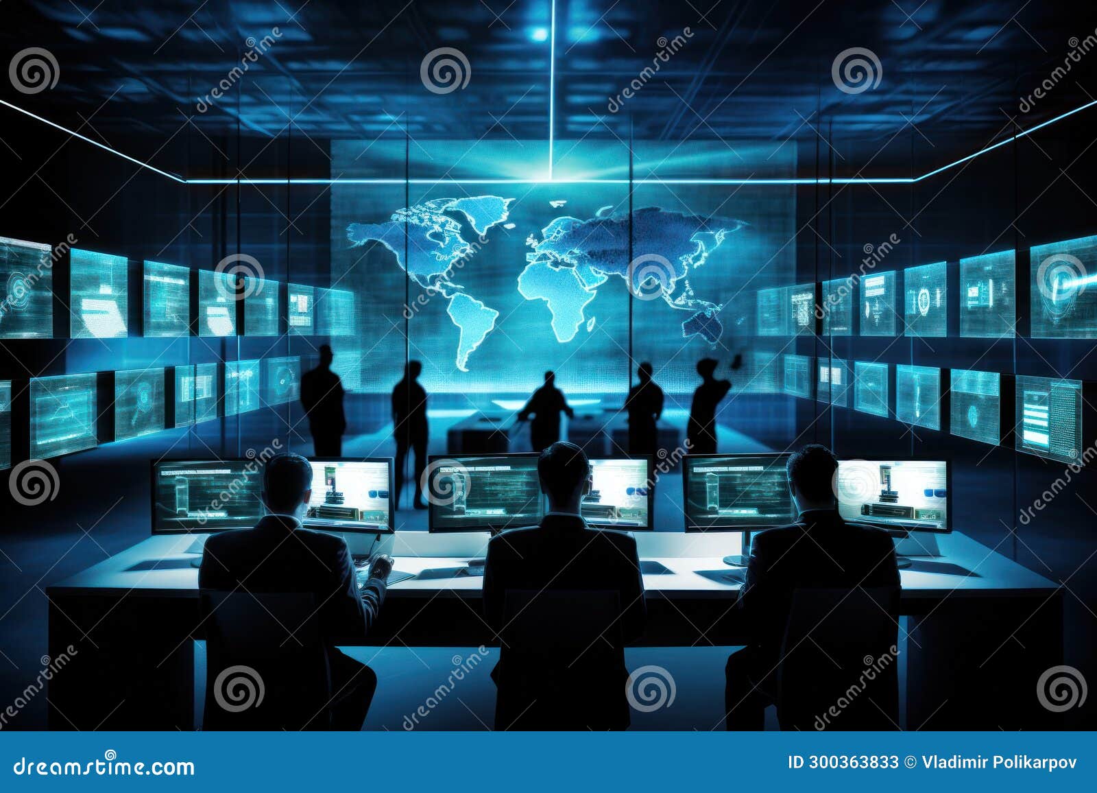 Group of People Working at Computers Stock Image - Image of chart ...