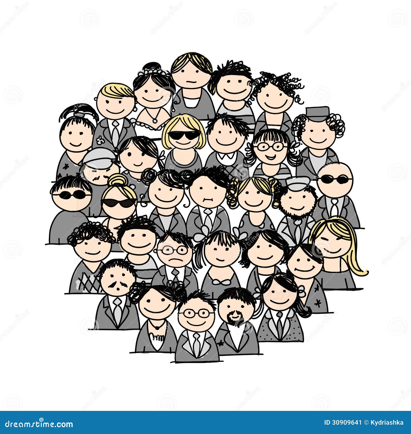Group of People for Your Design Stock Vector - Illustration of design ...