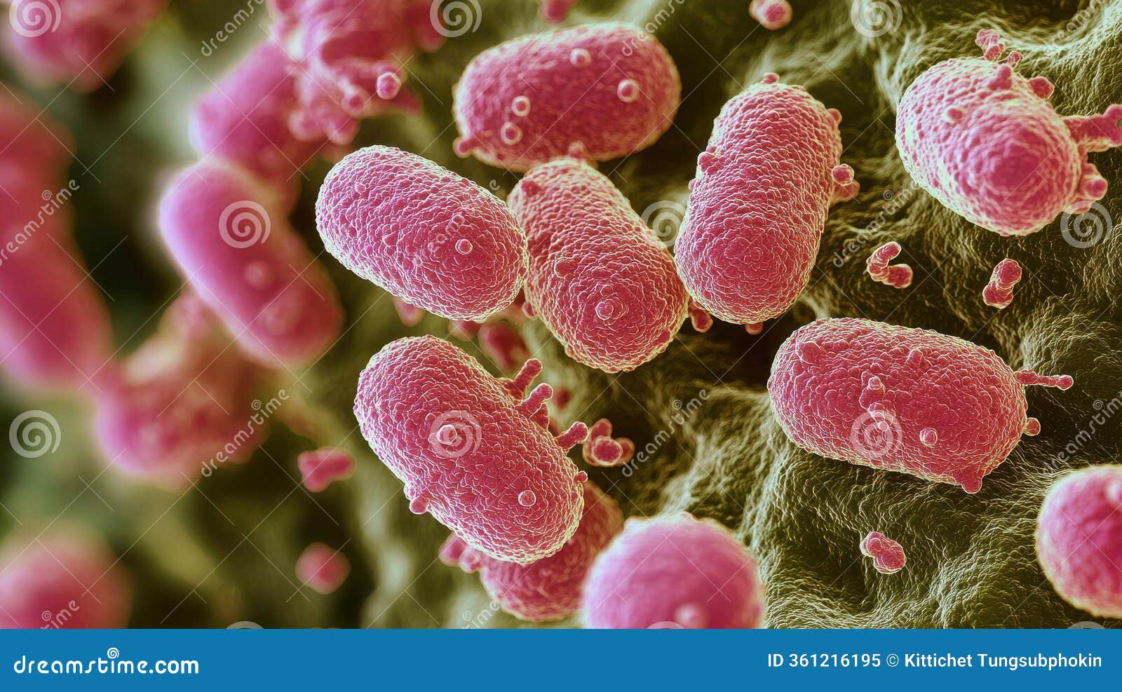 Pink Bacteria Background Stock Photography | CartoonDealer.com #105098612